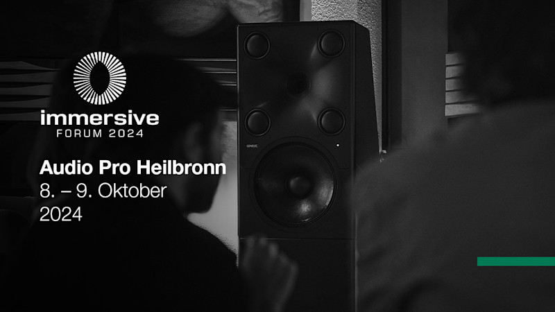 Immersive Forum 2024 - Genelec.com