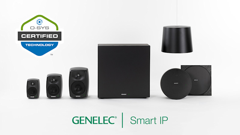 Genelec announces new Smart IP plugin integration for Q-SYS - Genelec.com