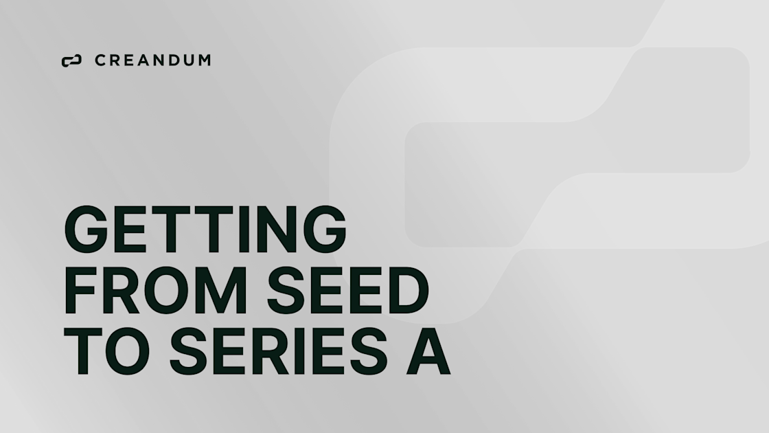 Getting from Seed to Series A