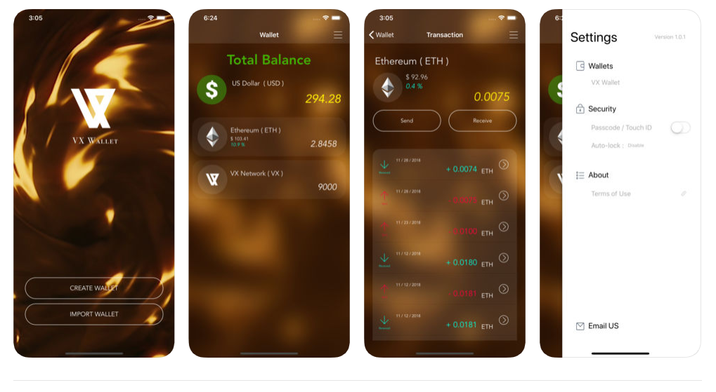 The dApp gaming platform VX Network launched the official VX Wallet in Apple App Store and ...