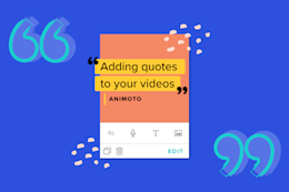 How To Make A Quote Video Animoto
