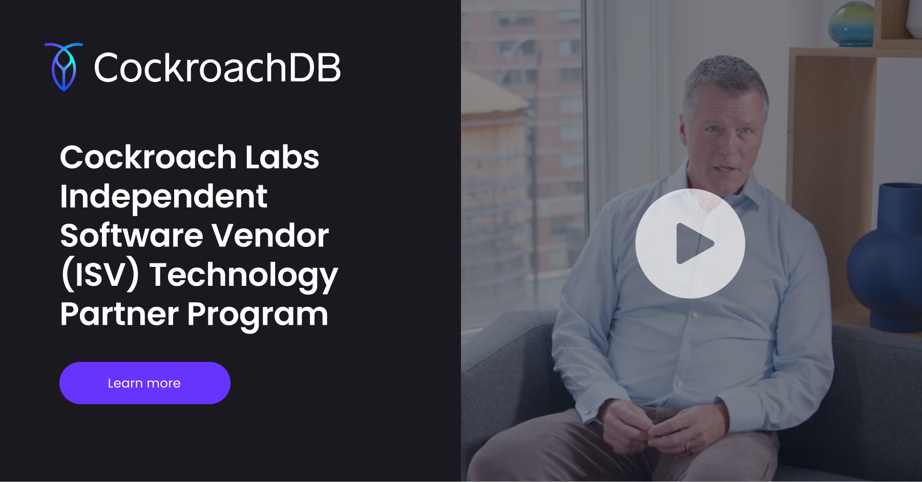 Cockroach Labs Independent Software Vendor (ISV) Technology Partner Program