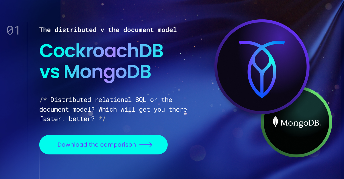 Compare CockroachDB and MongoDB | Cockroach Labs