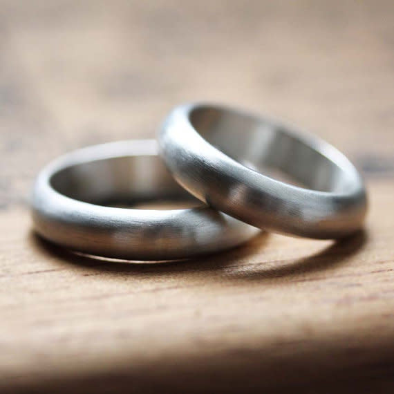Eheringe aus Platin und Palladium