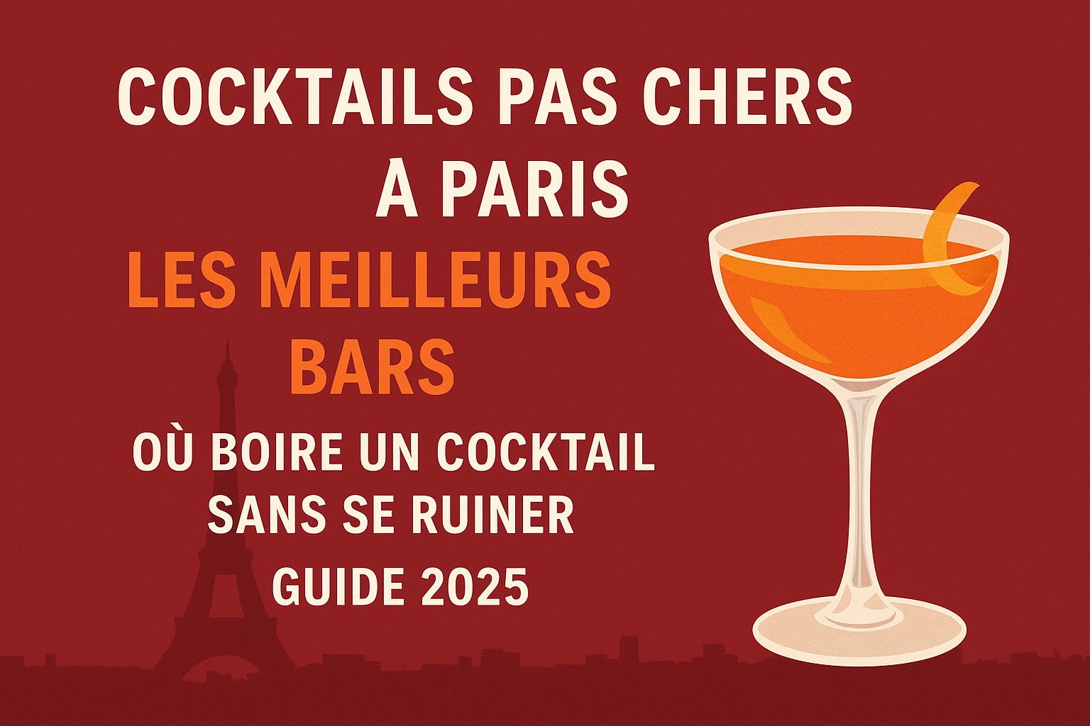 Cocktails pas chers à Paris : les meilleurs bars où boire un cocktail ...