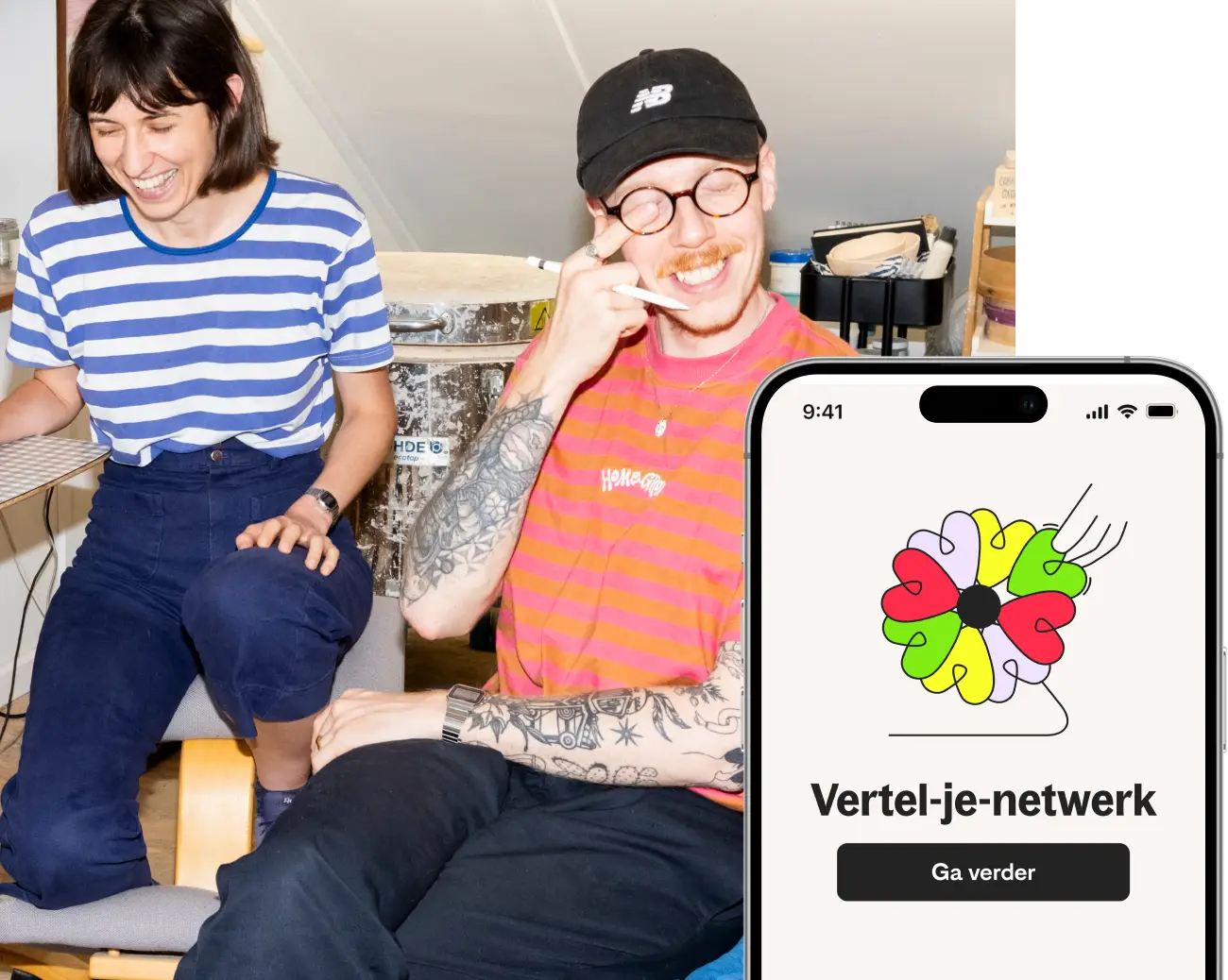 Dit is hoe ons ons Vertel-je-Netwerk programma werkt.