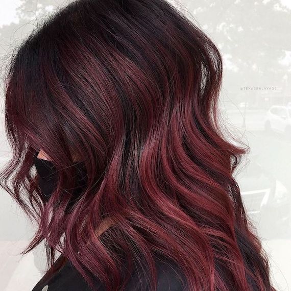 Red Hair Dyed Black