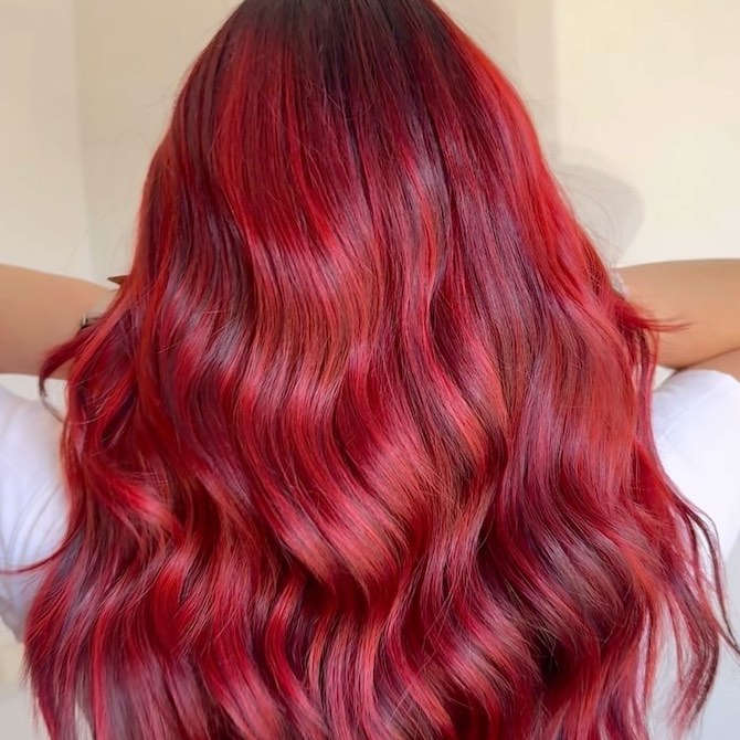 10 Cherry Red Hair Colour Ideas | Wellastore
