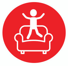 Do not encourage kids to jump on the sofa as it may suppress the foam ...