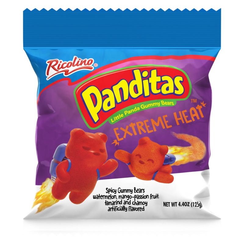 リアル Ricolino Panditas Little Panda Gummy Bears - Strawberry, Lime, Pineapple Orange Candy ...