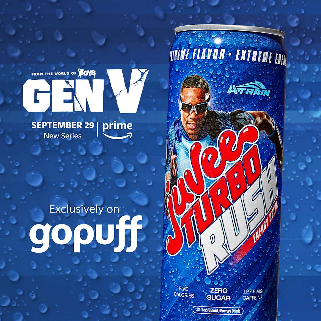 Beyond the Screen: Gopuff and Juvee Create ‘Turbo Rush’ Energy Drink to ...