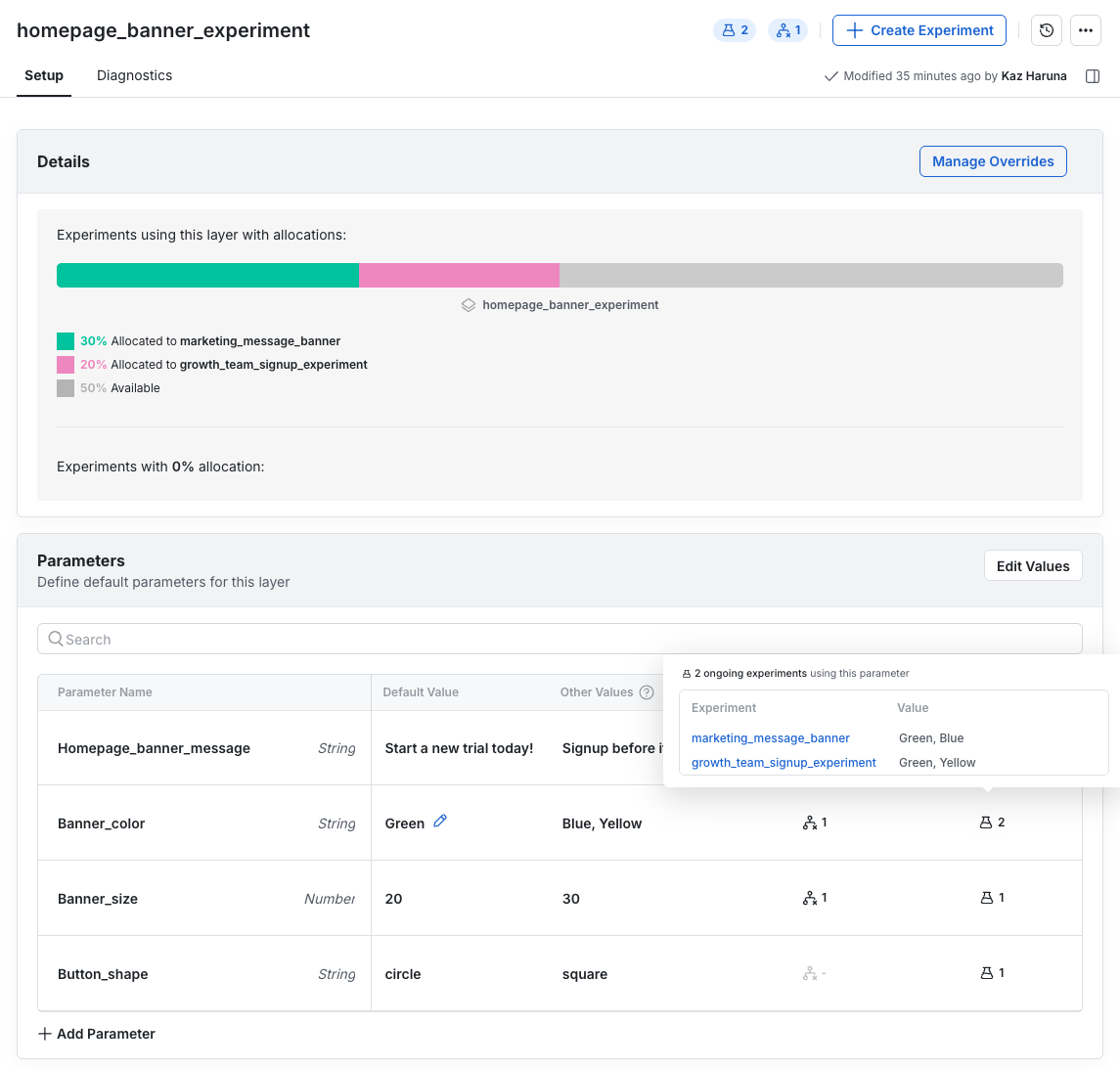 🧅 Layers UI Improvements | Statsig Product Updates