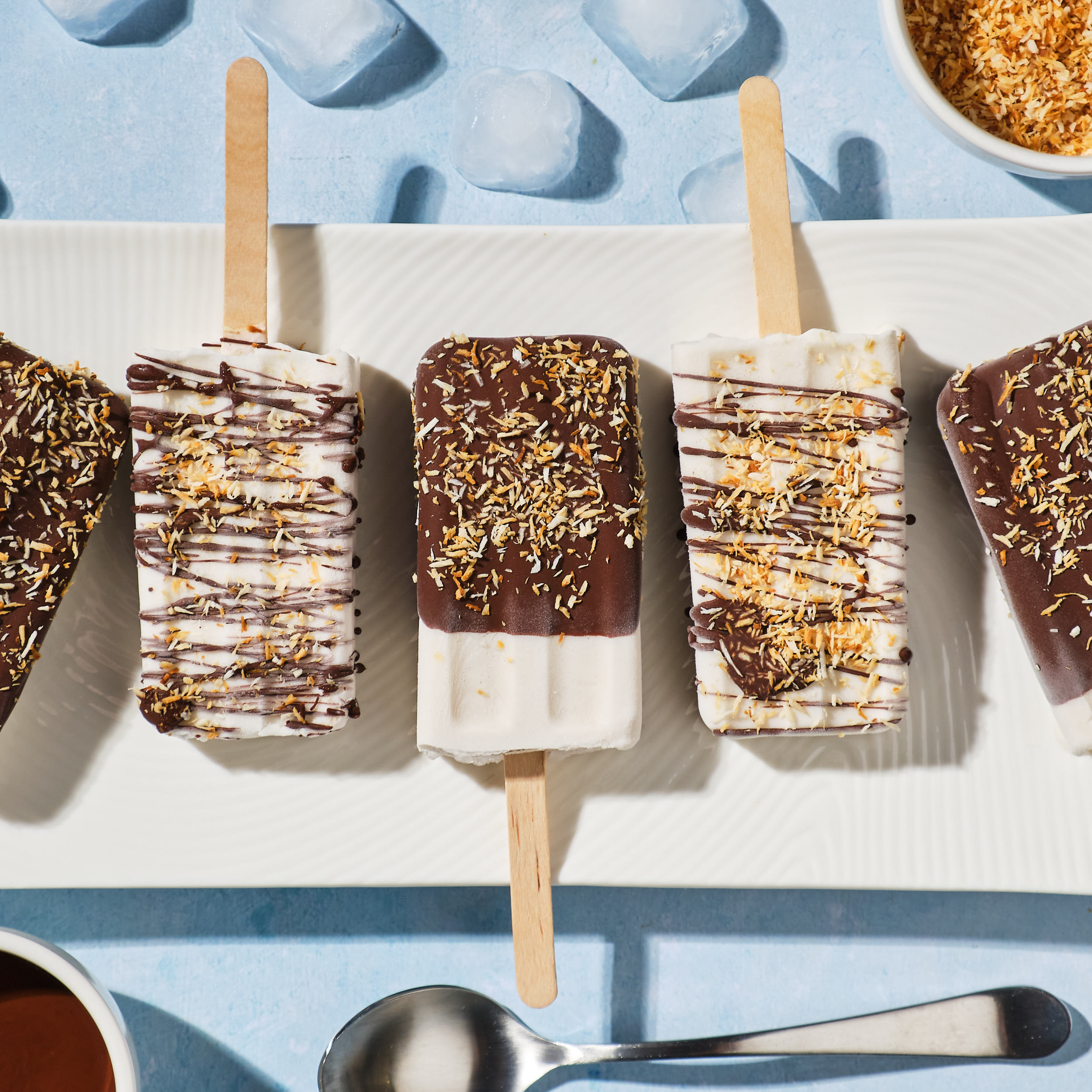 Creamy Coconut Popsicles (Vegan) | Steph Sunshine