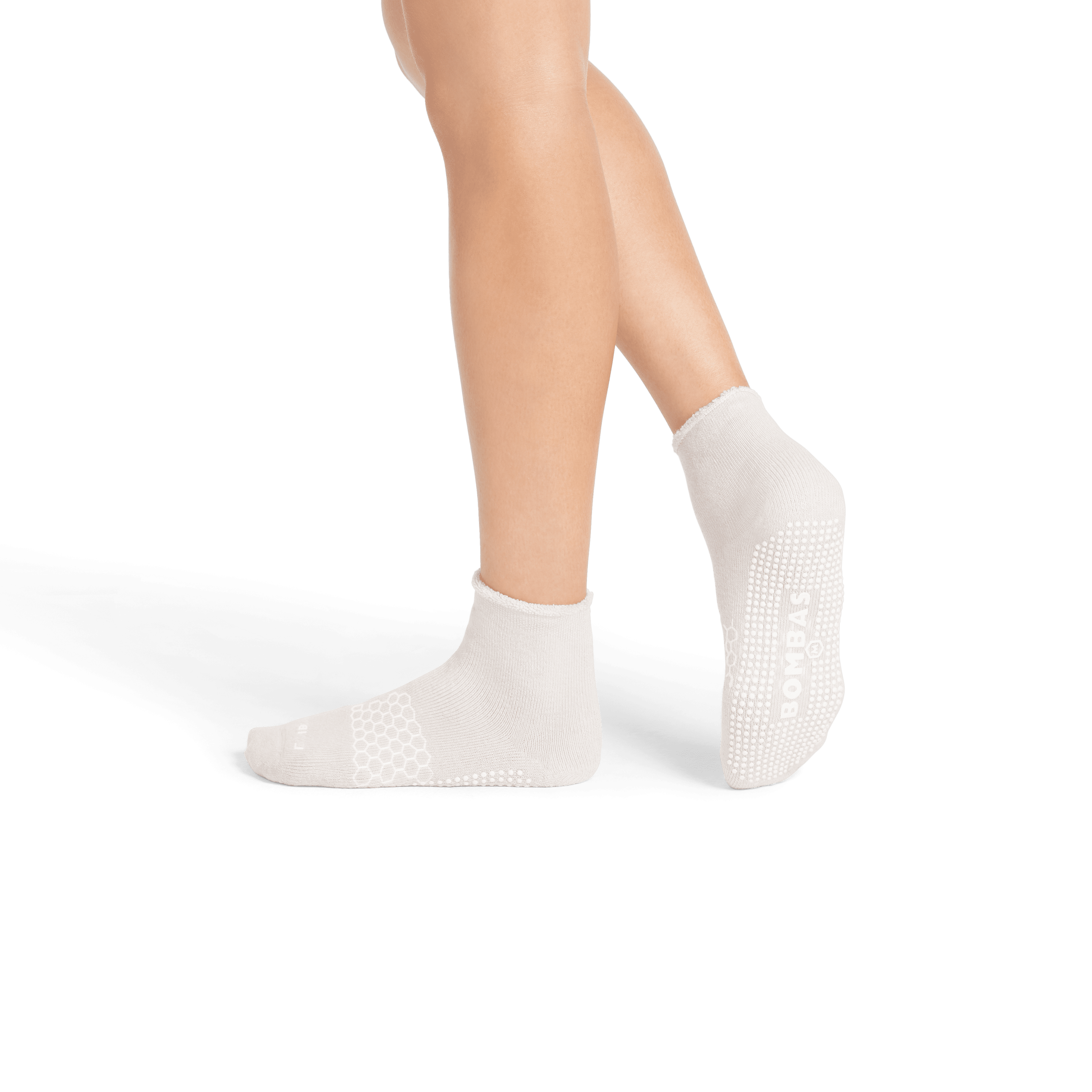 Women's Merino Wool Blend Roll-Top Gripper House Socks - Bombas