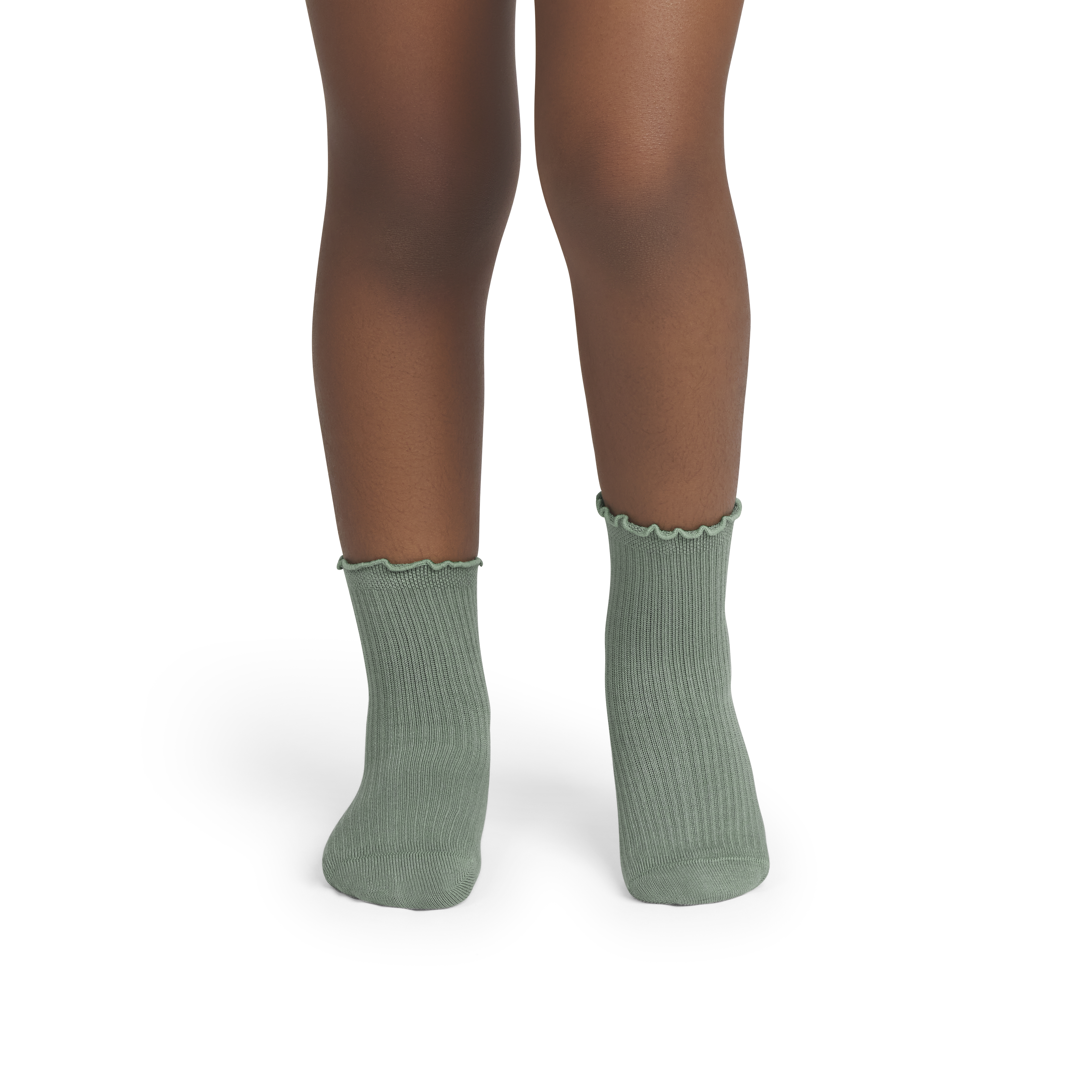 Junior Ruffle Rib Calf Sock 8-Pack - Bombas