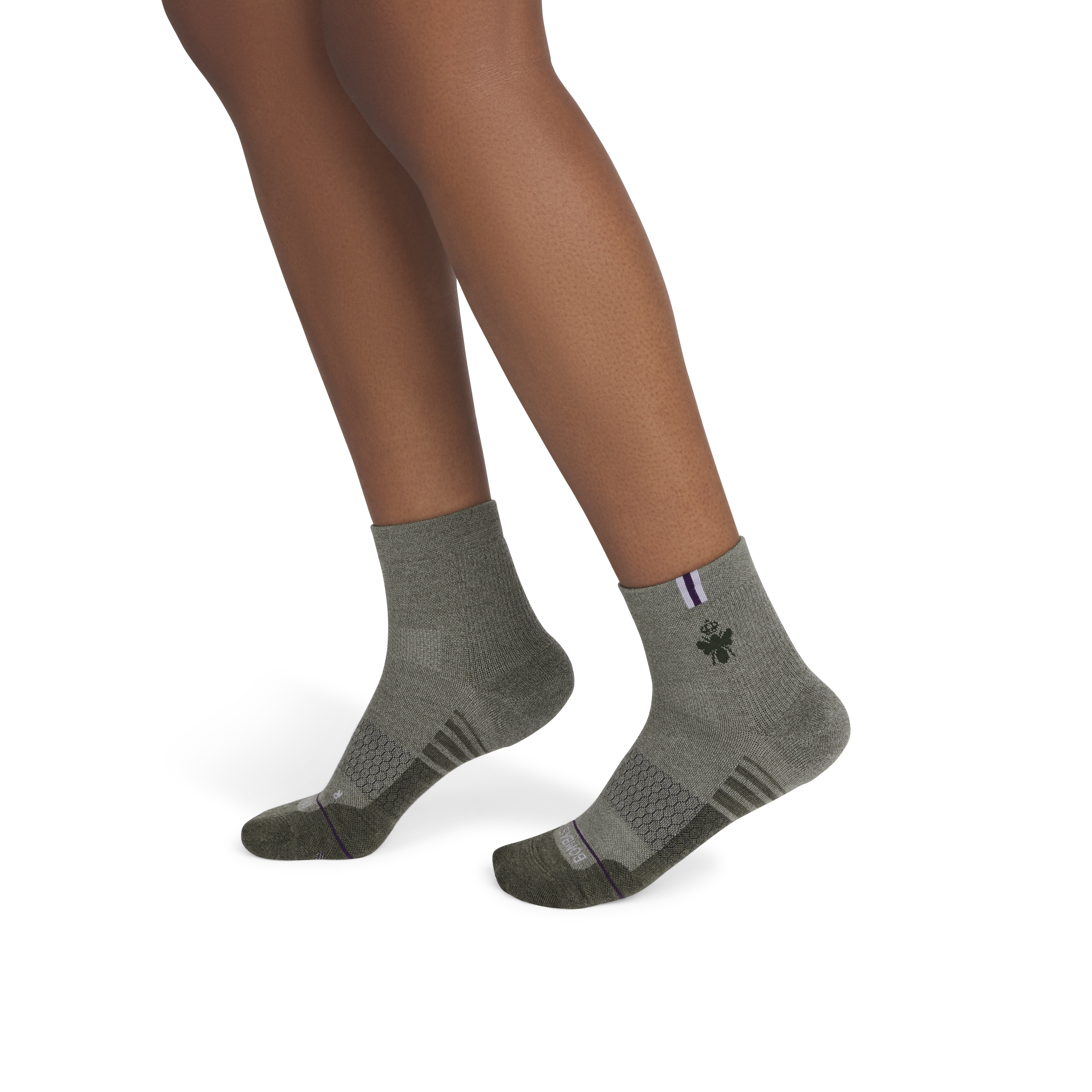 Women's Merino Wool Blend Athletic Quarter Sock 6-Pack - Bombas