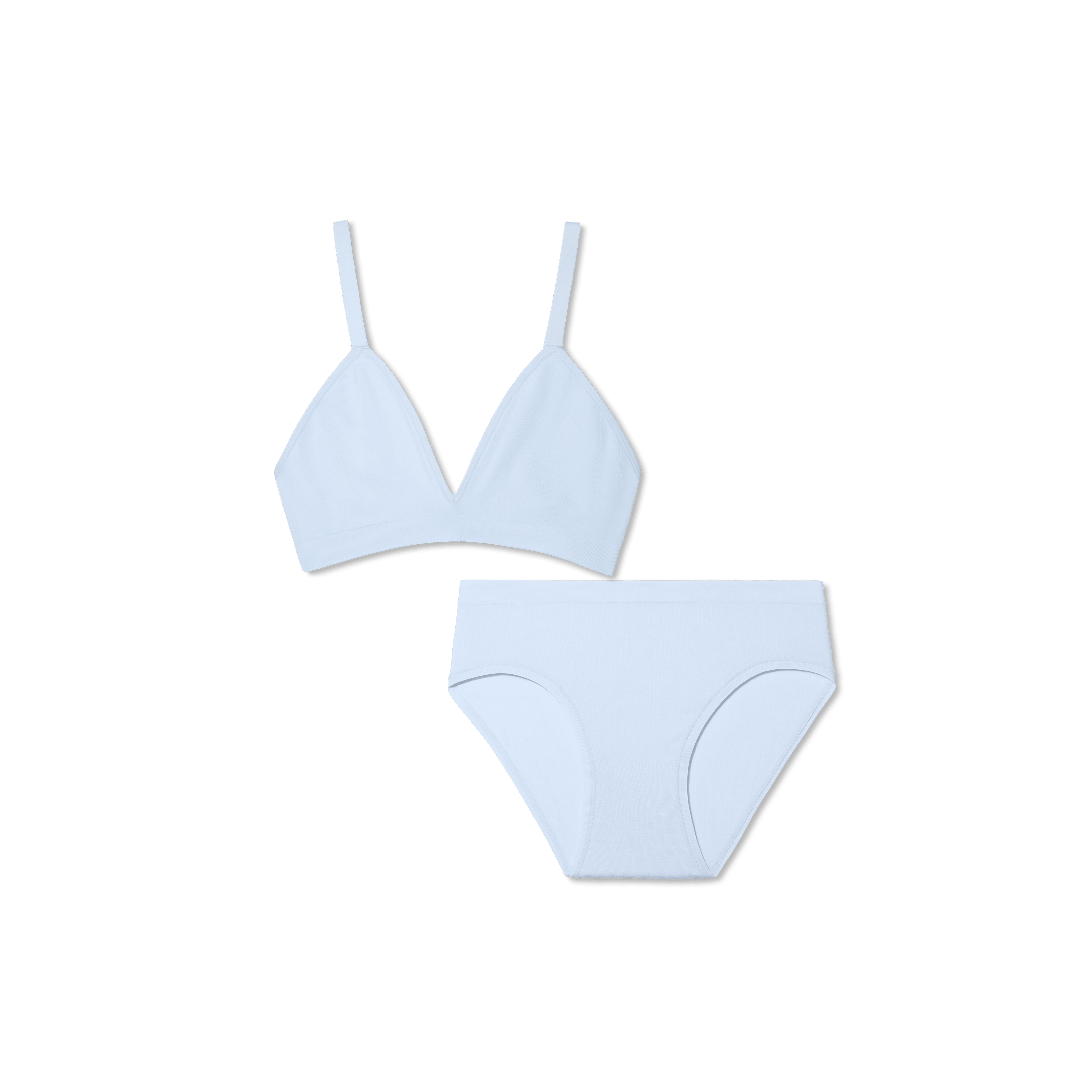 Women's Seamless Triangle Bralette + Brief - Bombas
