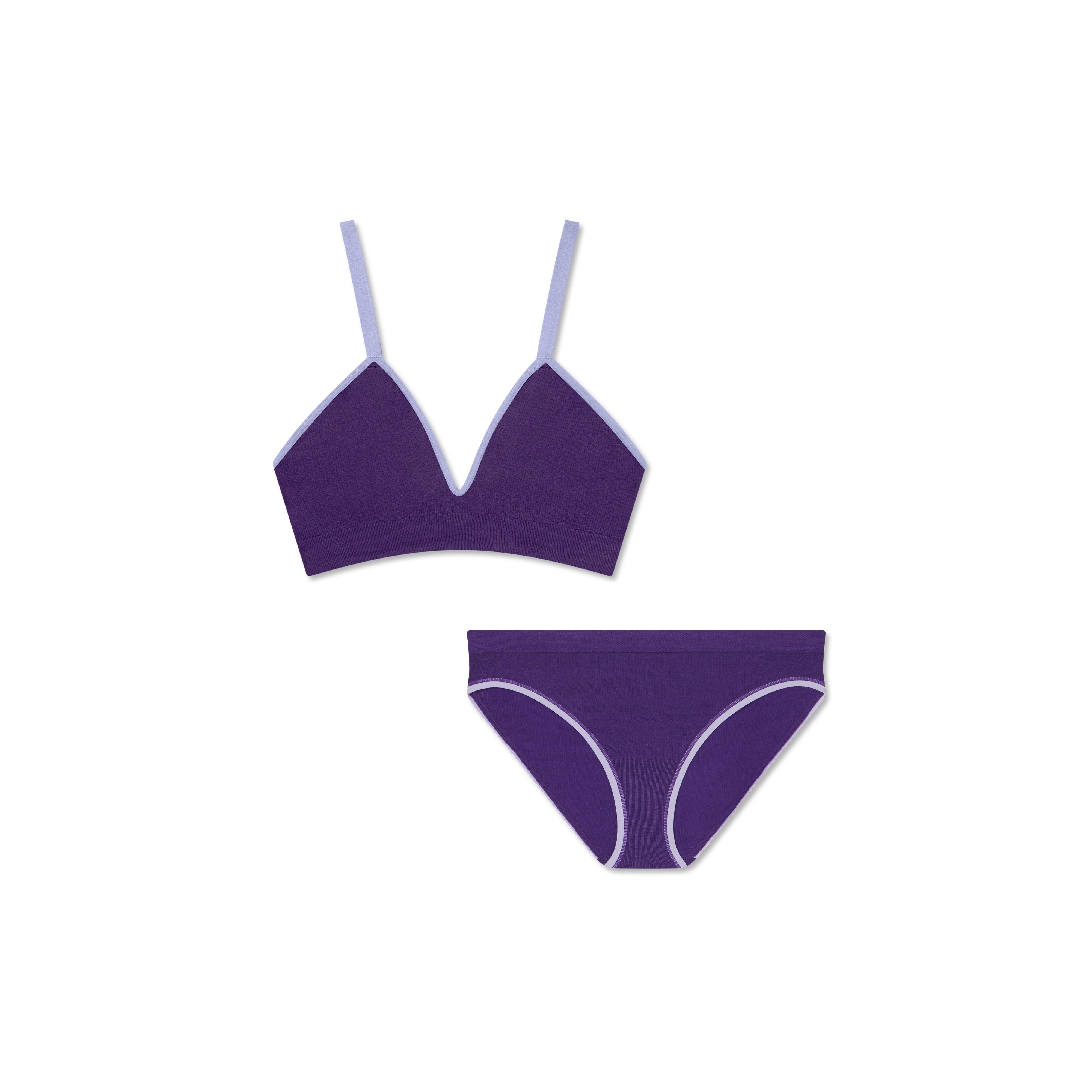 Women's Seamless Triangle Bralette + Bikini Pack - Bombas