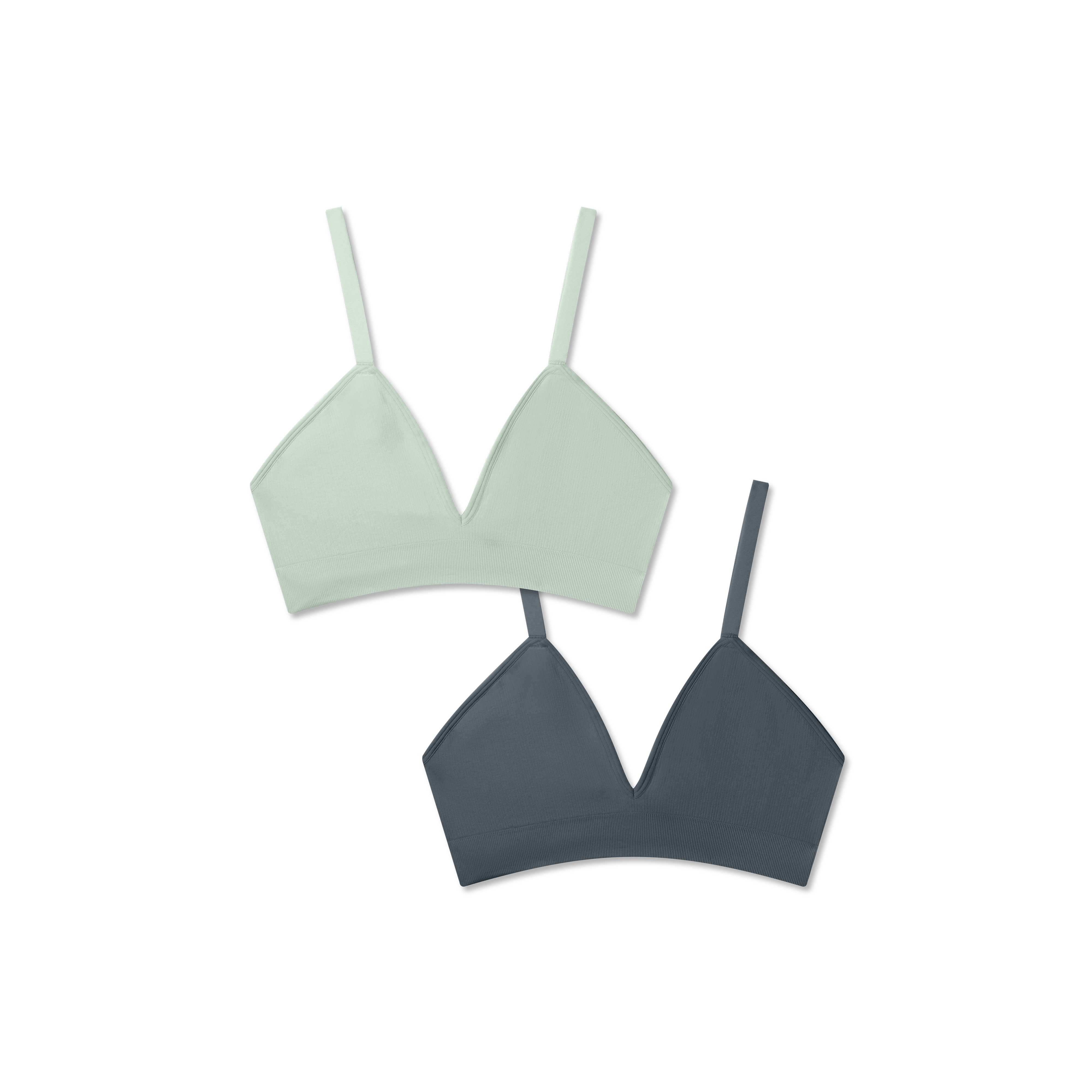 Women's Seamless Triangle Bralette 2-Pack - Bombas