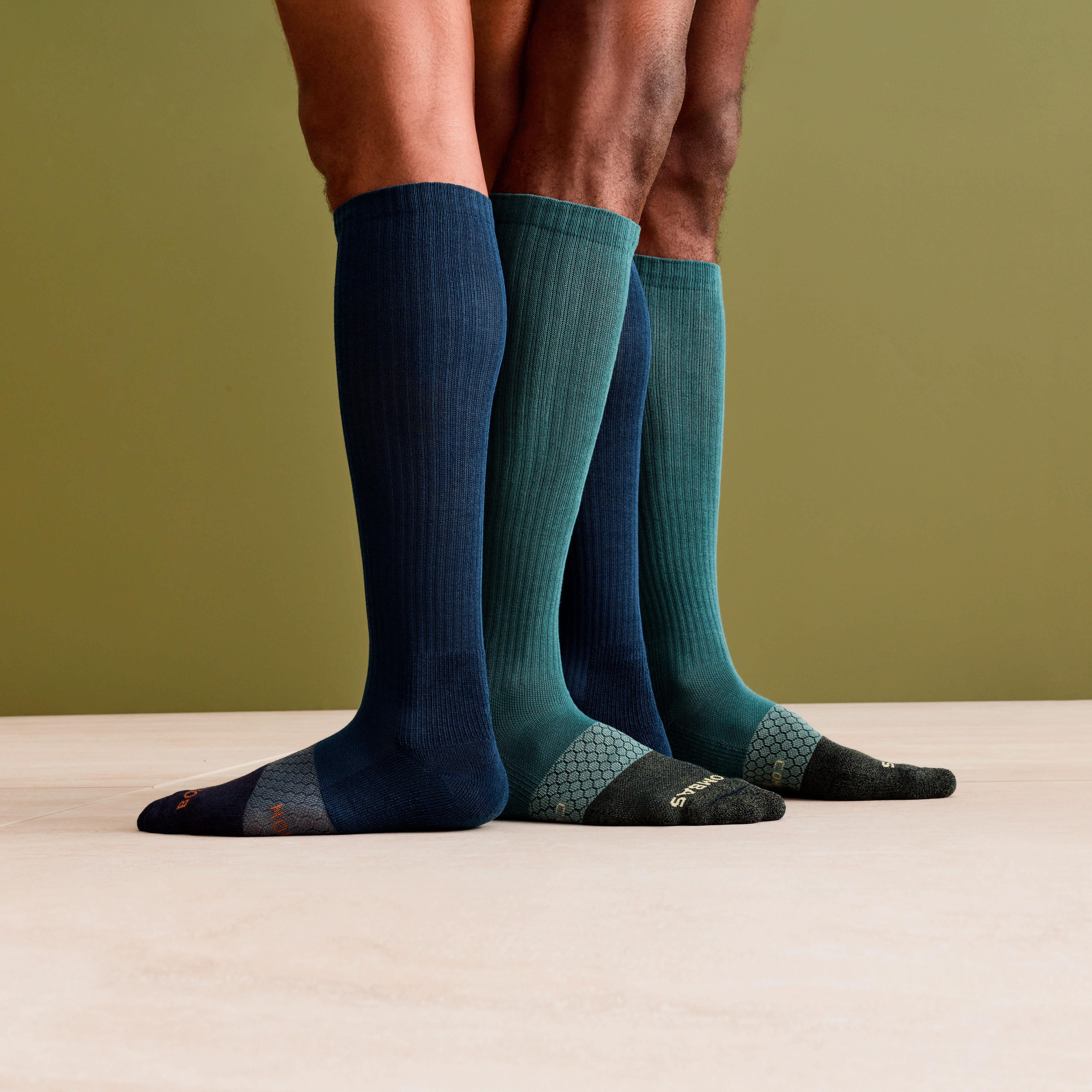 Men's Everyday Compression Sock 3-Pack (15-20mmHg) - Bombas