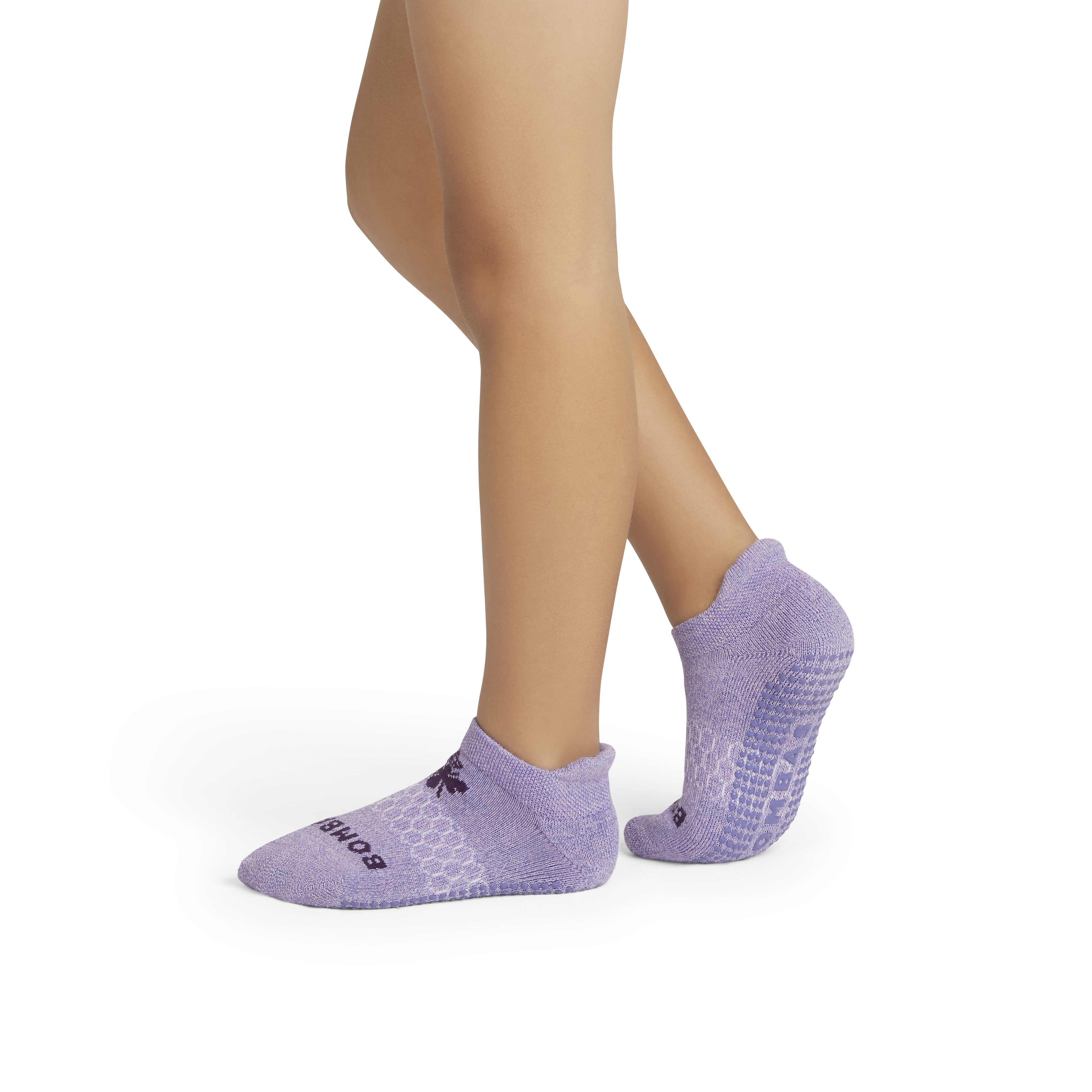 Junior Marl Gripper Ankle Sock 8-Pack - Bombas