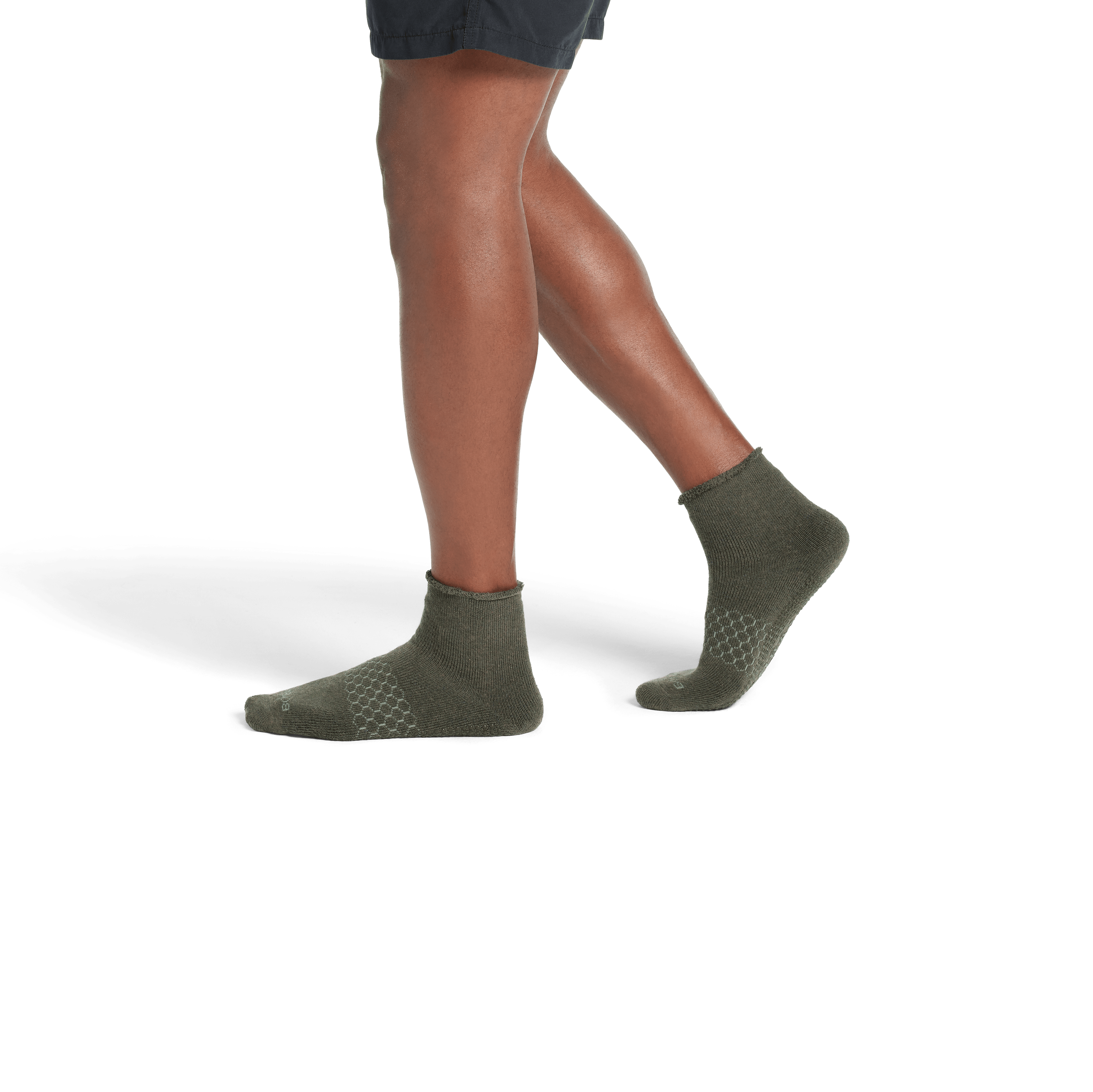 Men's Merino Wool Blend Roll-Top Gripper House Socks - Bombas