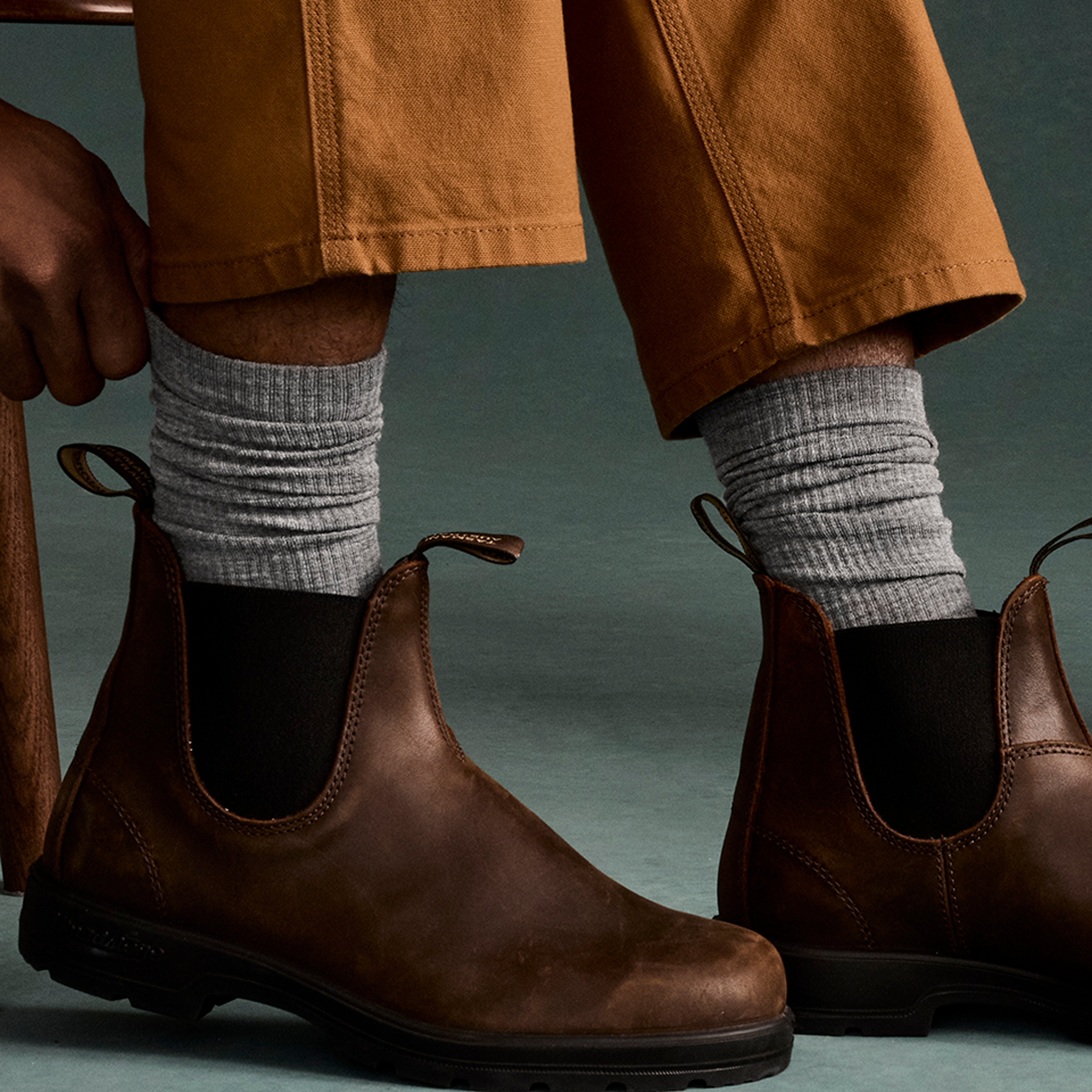 Men's Merino Wool Blend Modern Rib Calf Socks - Bombas