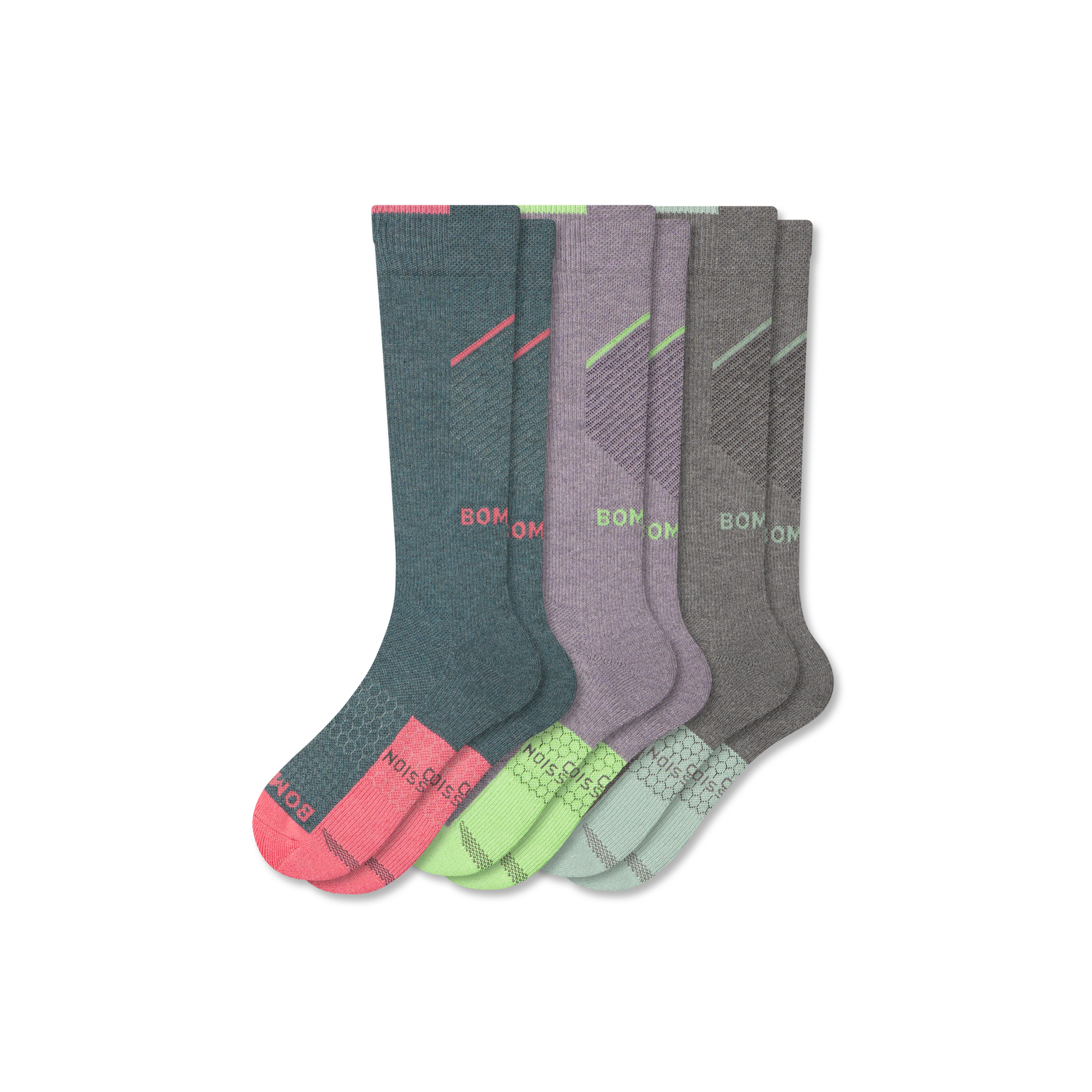 Women's Performance Compression Knee High Sock 3-Pack (20-30mmHg) - Bombas