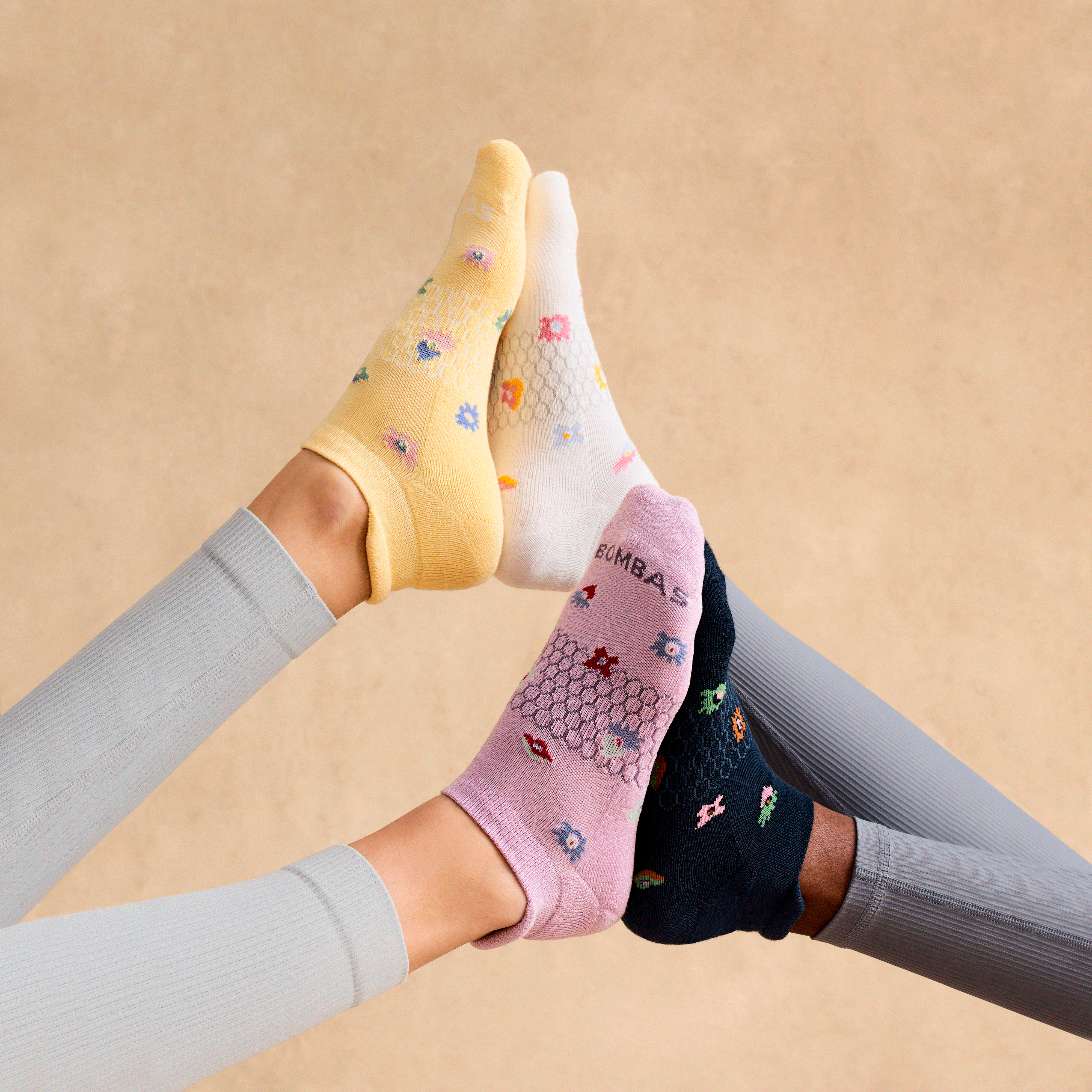 Women's Garden Party Ankle Sock 4-Pack - Bombas
