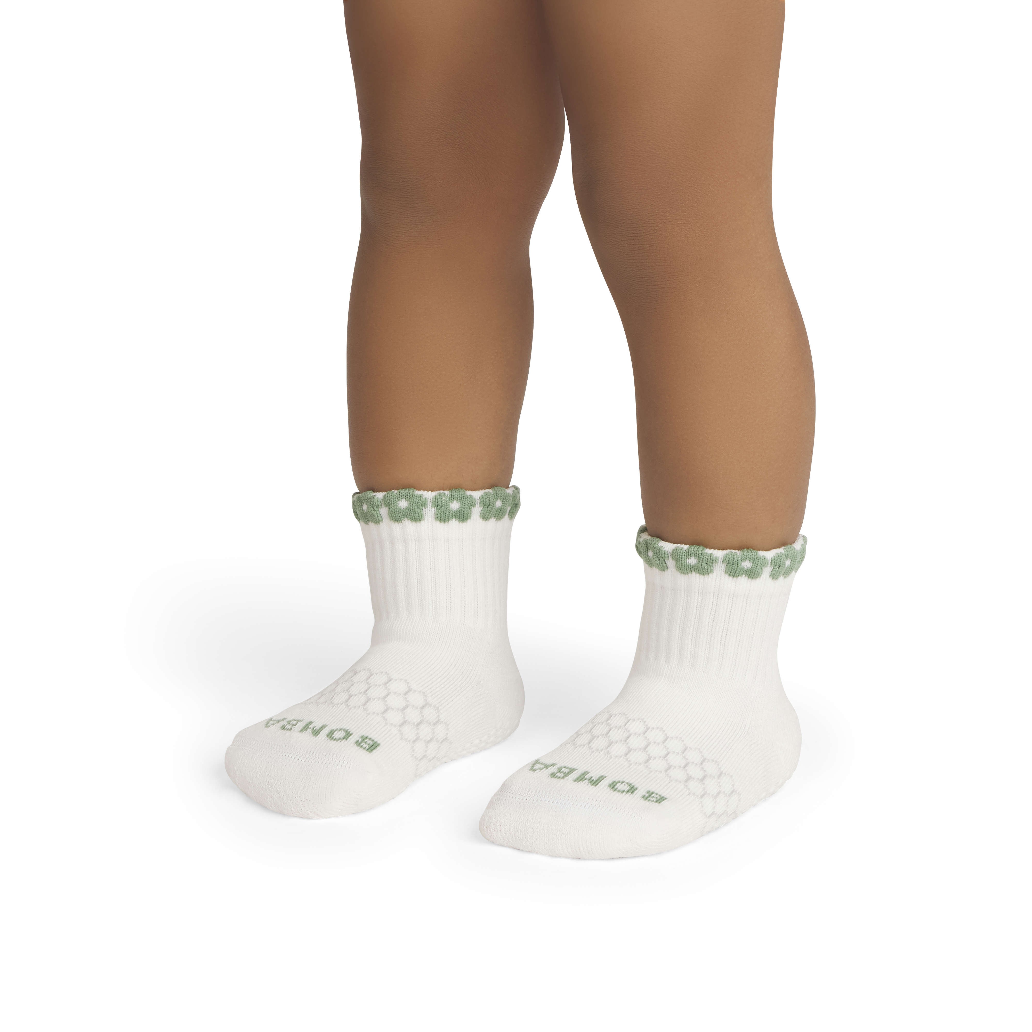 Toddler Daisy Chain Gripper Calf Sock 4-Pack - Bombas