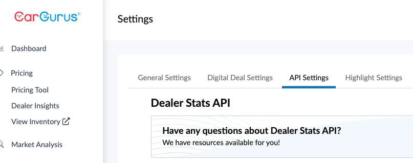 Dealer Resource Center