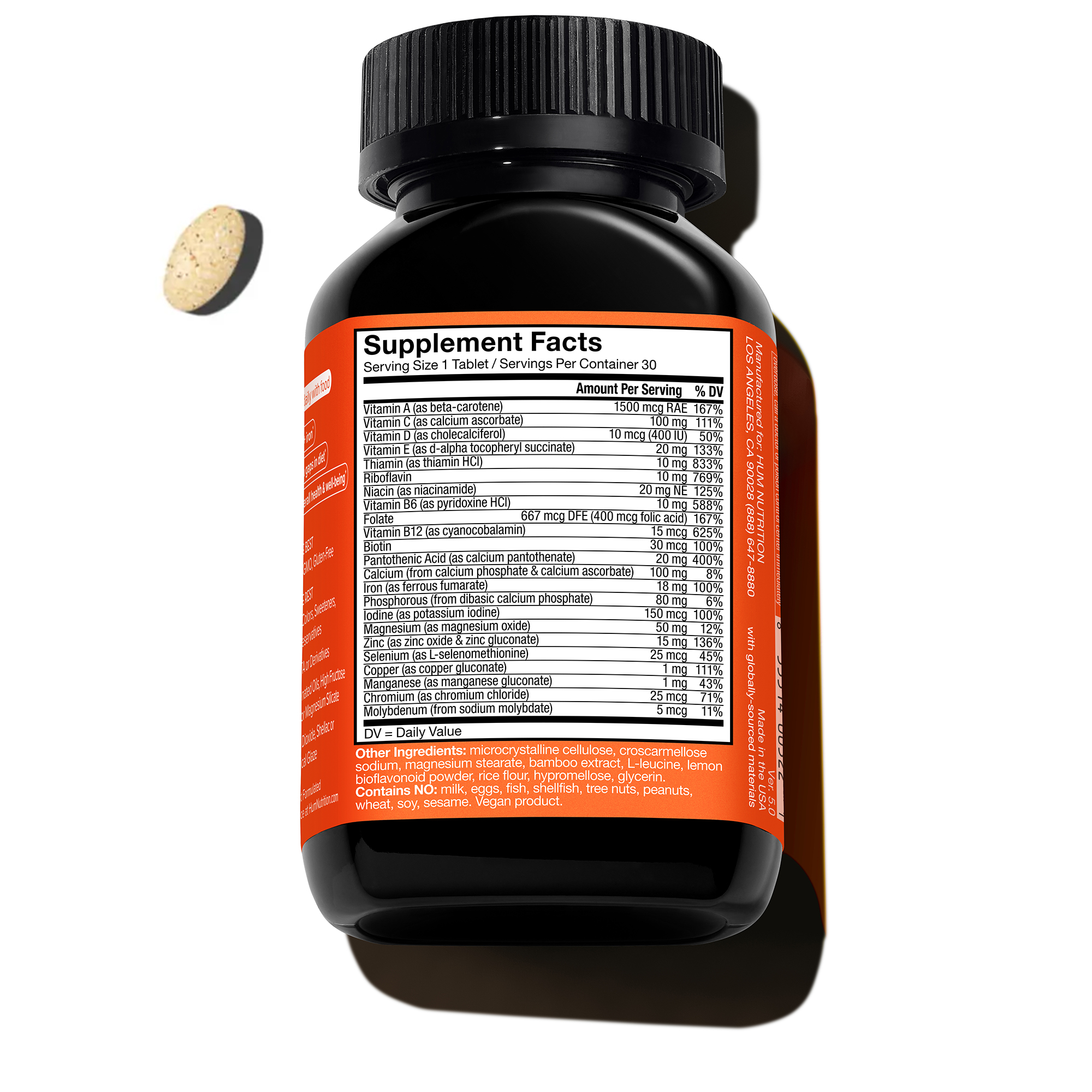 Base Control | Women's Multivitamin with Iron - HUM Nutrition