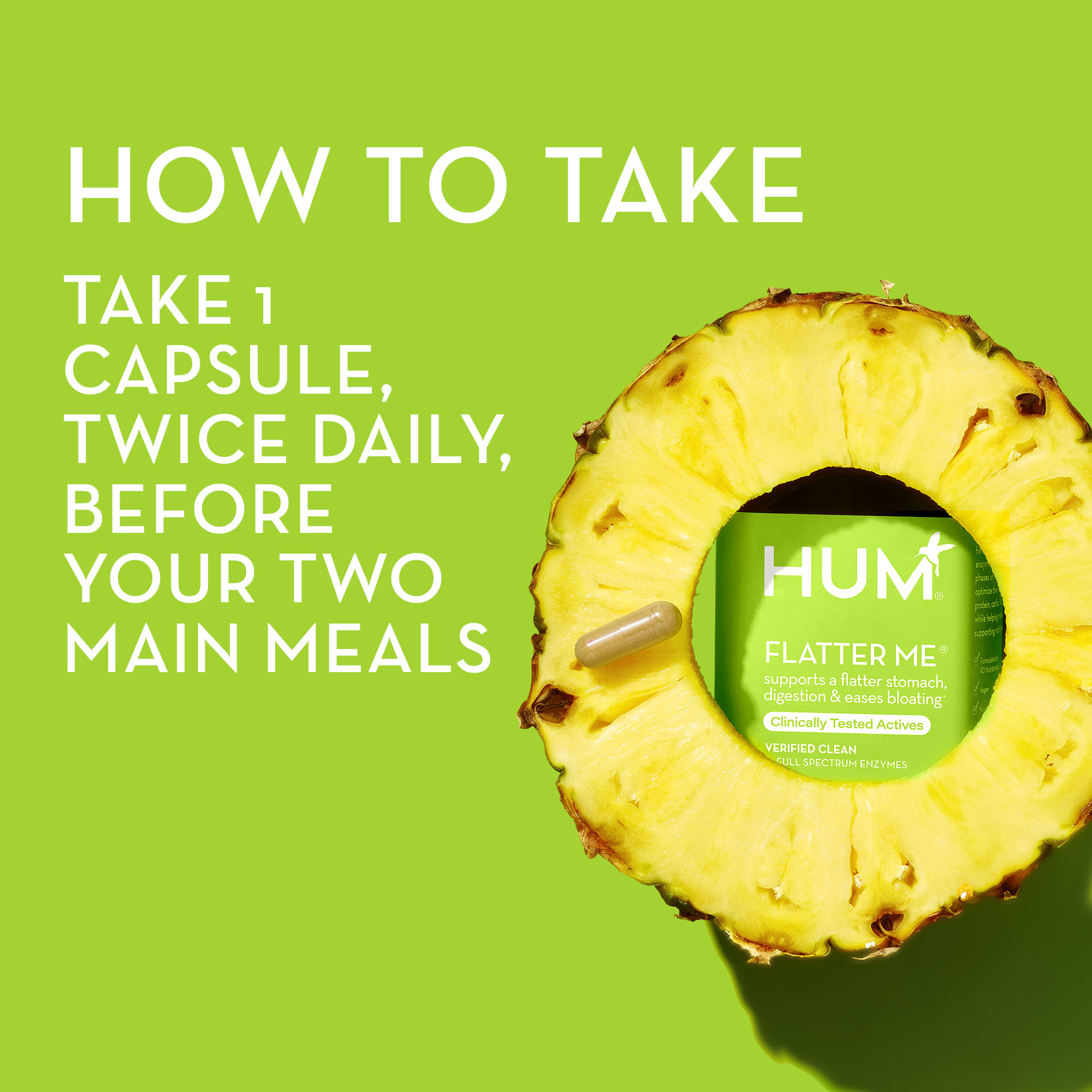 Flatter Me | Best Bloat Relief Supplement with Digestive Enzymes - HUM ...