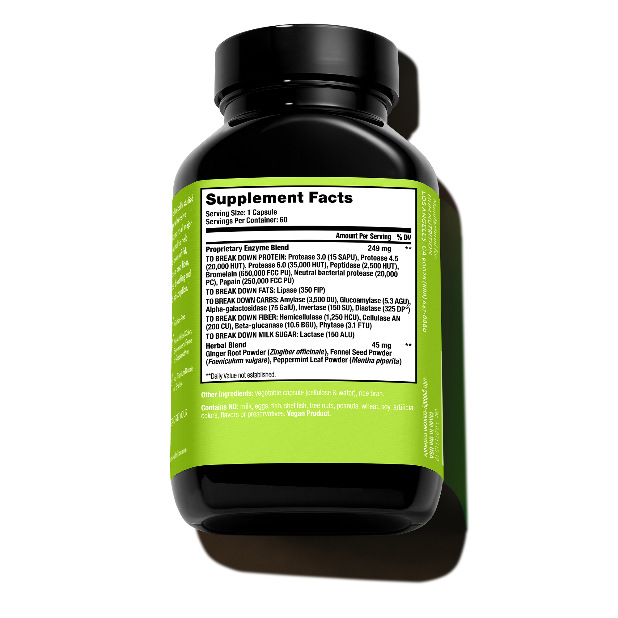 Flatter Me | Best Bloat Relief Supplement with Digestive Enzymes - HUM ...