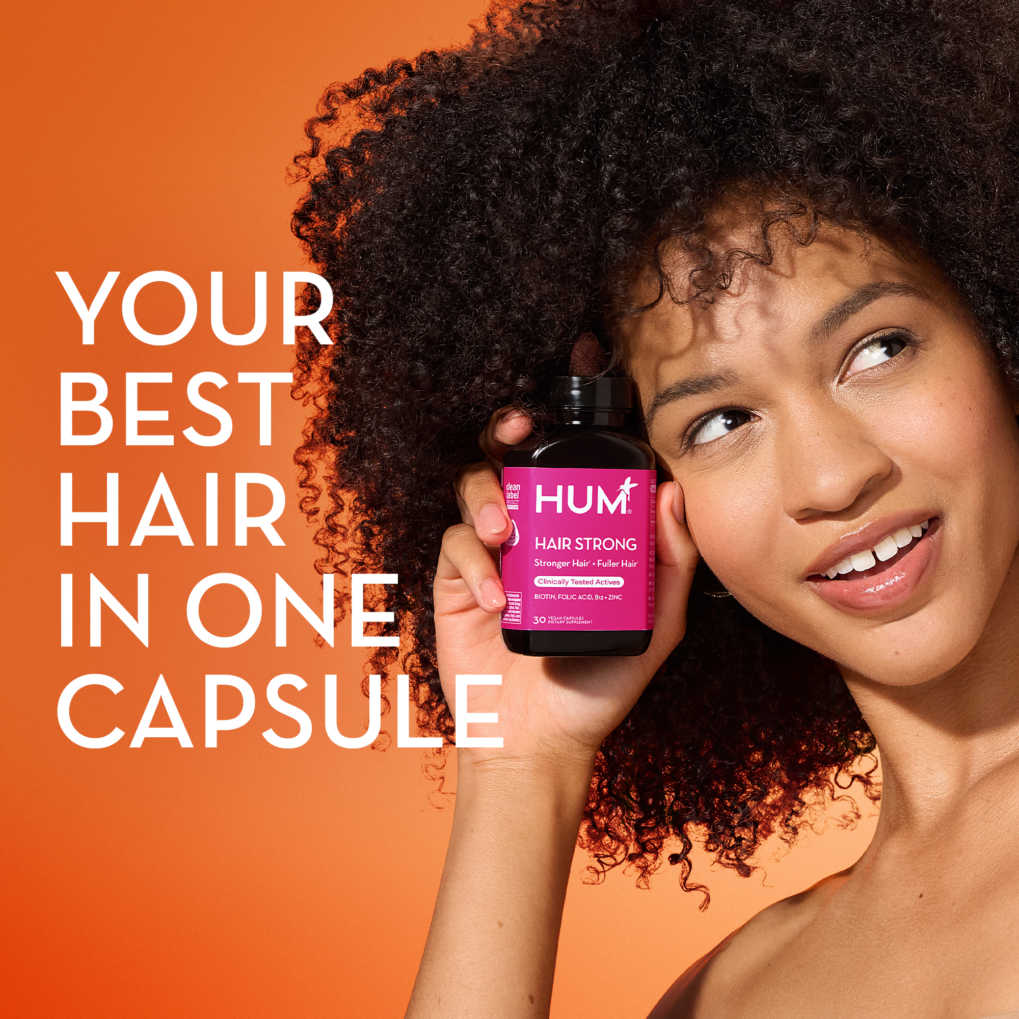 Hair Strong | Best Hair Growth Vitamin for Women - HUM Nutrition