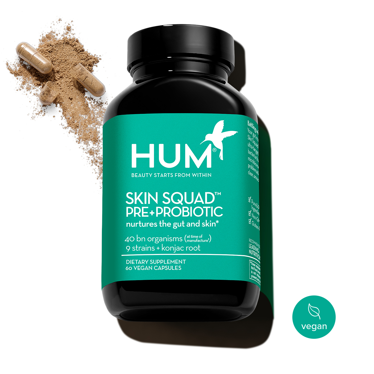 Skin Squad Pre+Probiotic For Clear Skin - HUM Nutrition