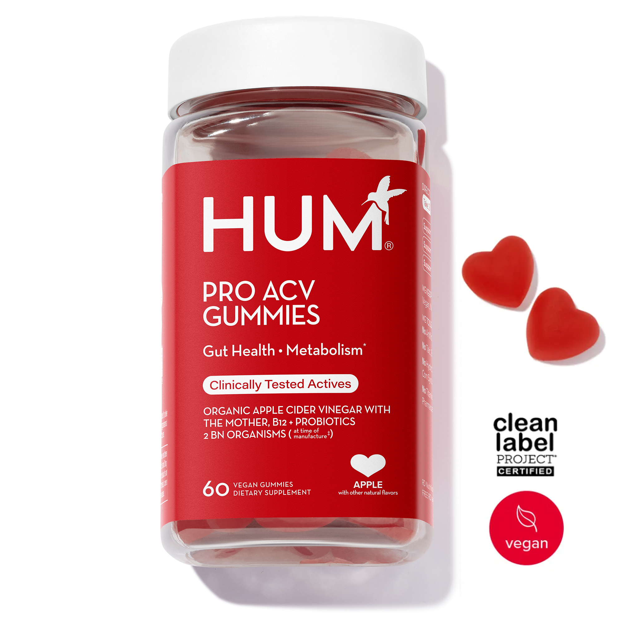 Pro ACV Gummies | Supports Gut Health, Metabolism, Digestion - HUM ...