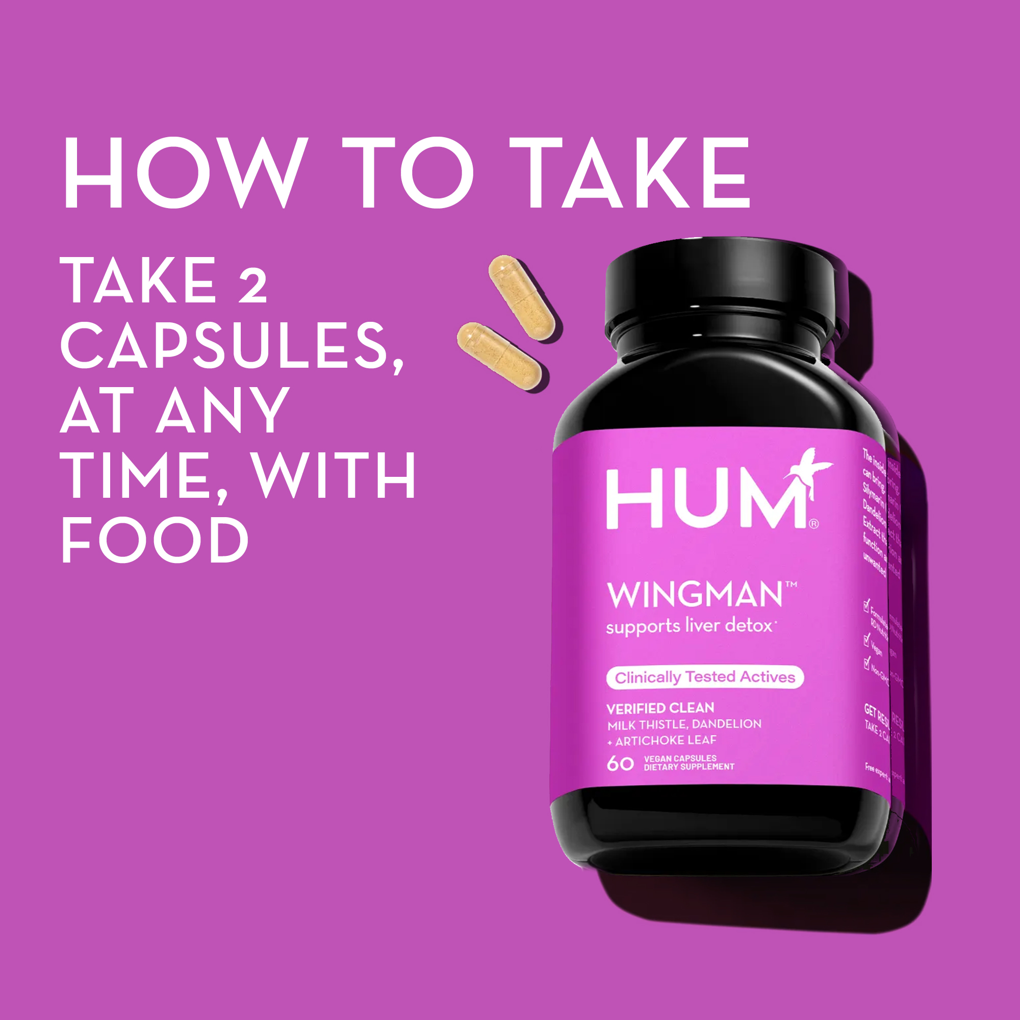 Wing Man | Liver Supplements for Detox Support - HUM Nutrition