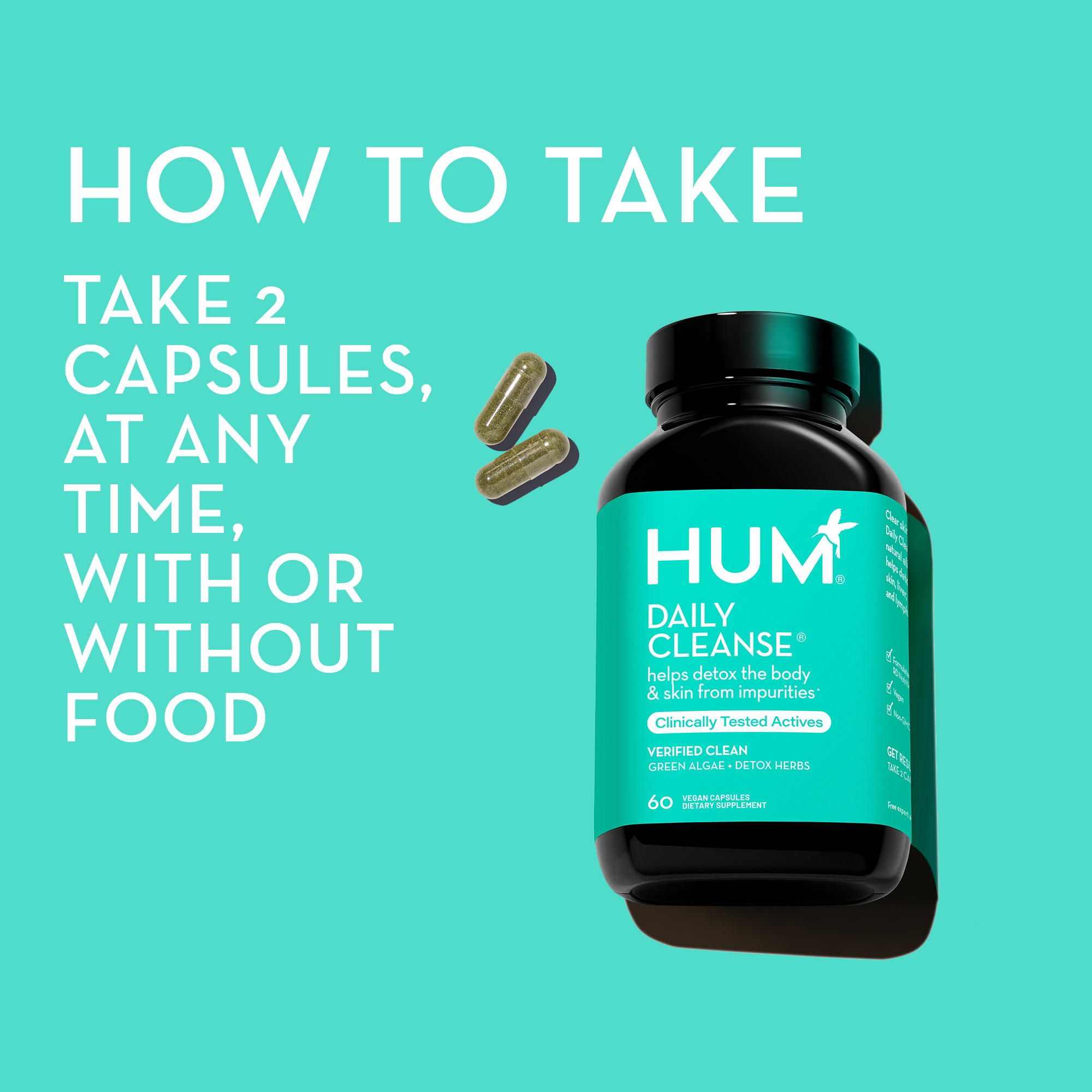 Daily Cleanse | Best Detox Supplement for Clear Skin - HUM Nutrition