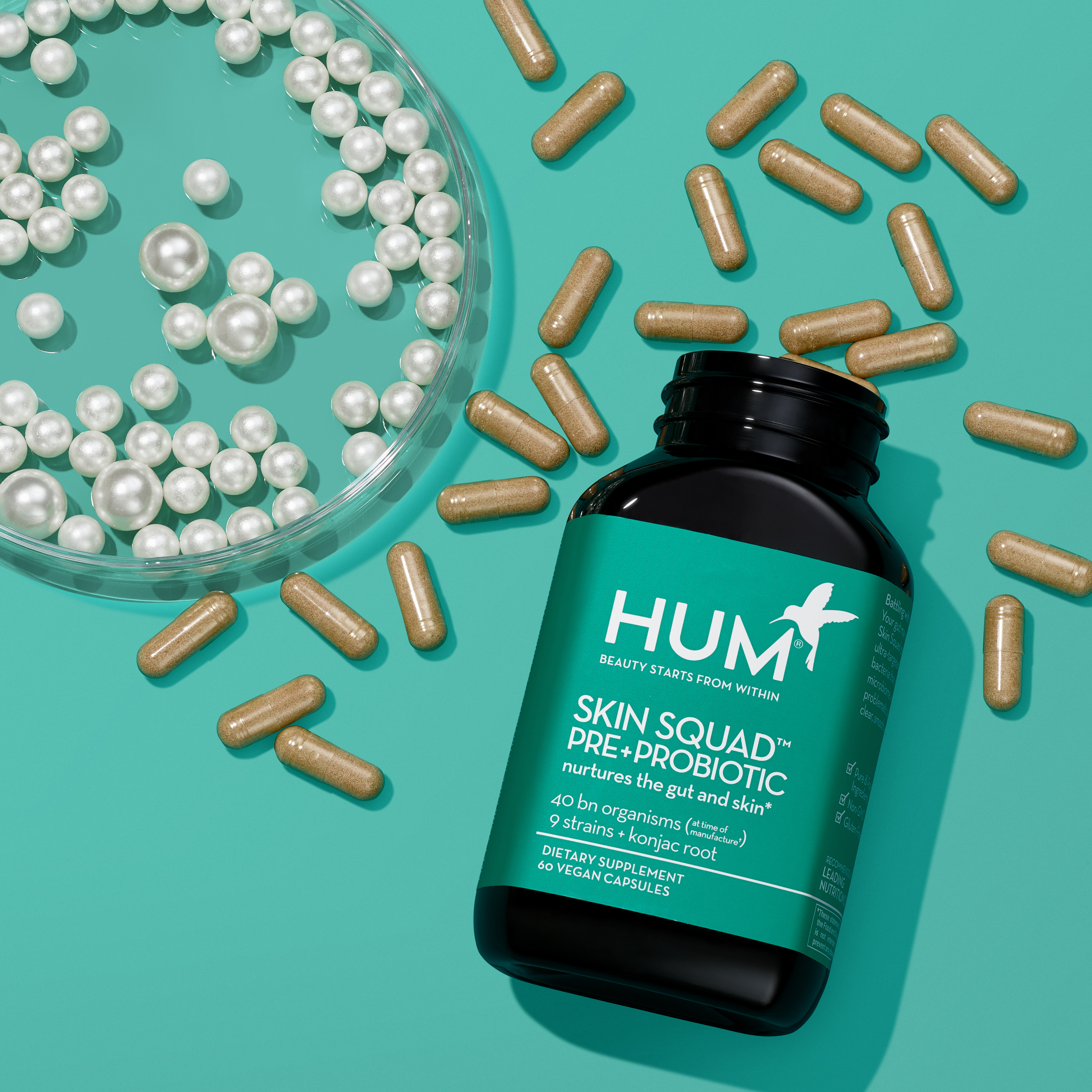 Skin Squad Pre+Probiotic For Clear Skin - HUM Nutrition