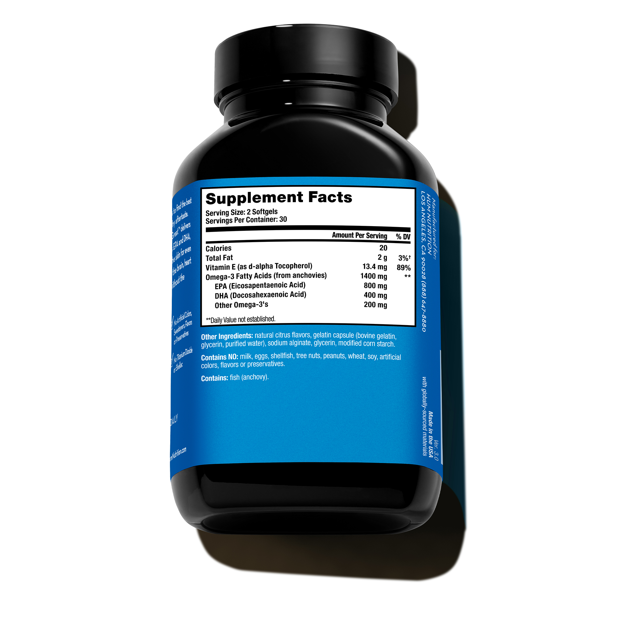 OMG Omega the Great | Fish Oil Supplement for Skin - HUM Nutrition