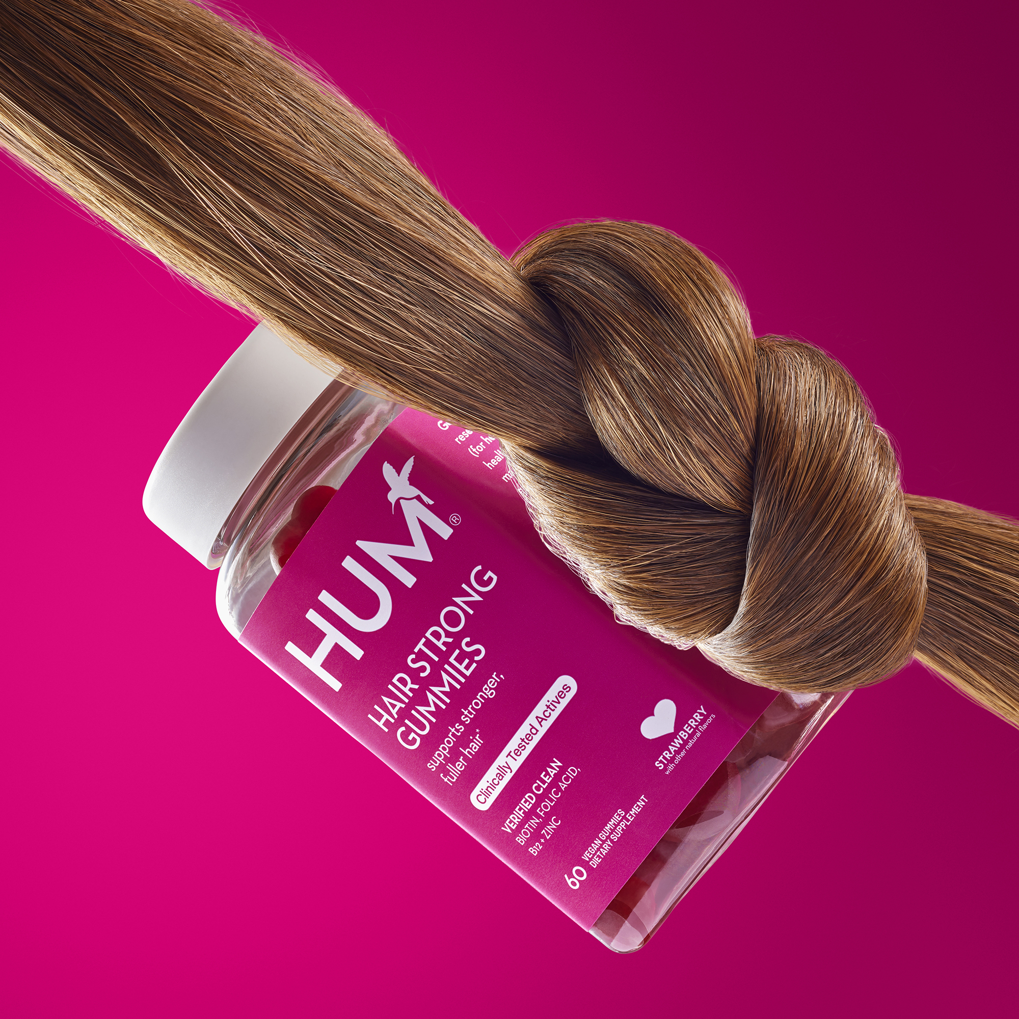 Hair Strong | Best Hair Growth Gummy Vitamin for Women - HUM Nutrition