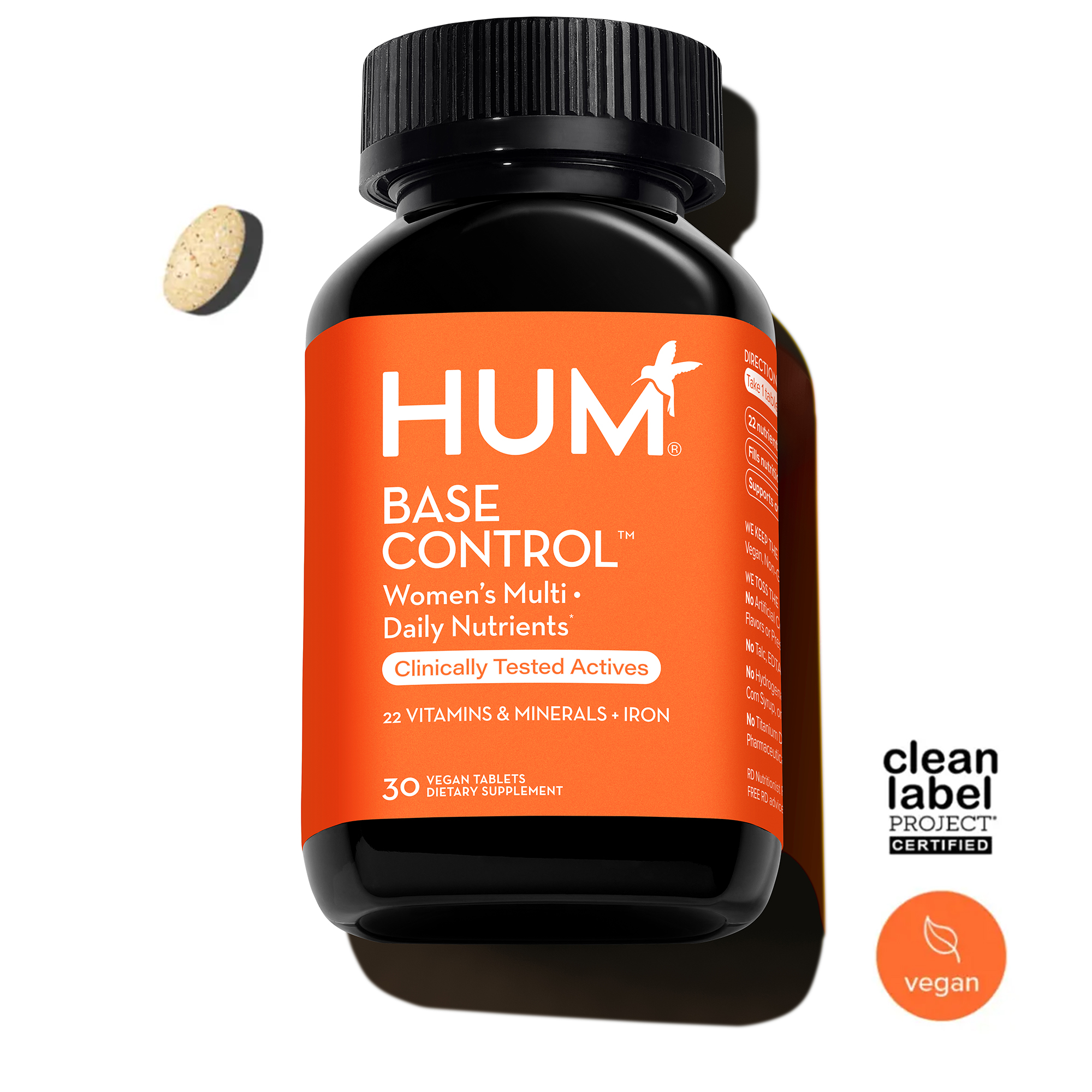 Base Control | Women's Multivitamin with Iron - HUM Nutrition