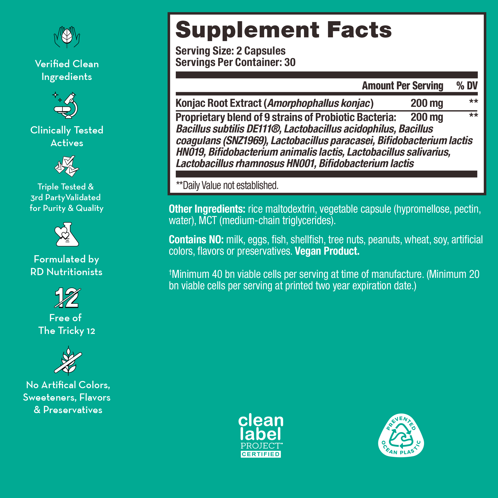 Skin Squad | Pre + Probiotic for Non-Cystic Acne - HUM Nutrition