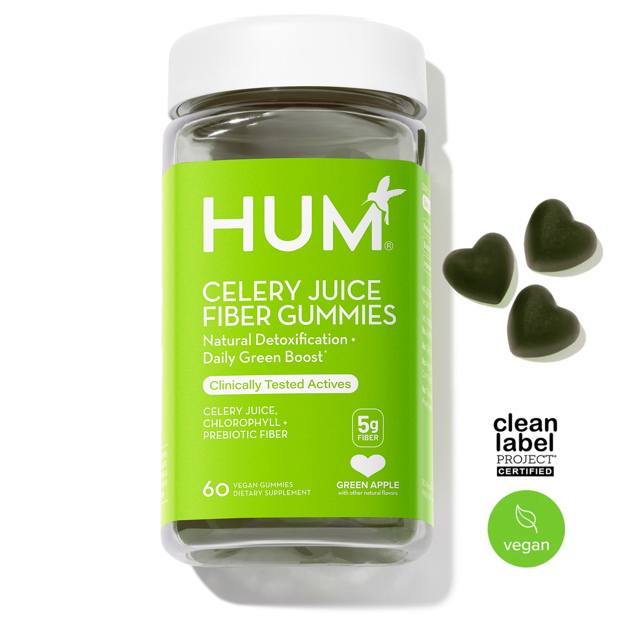 Celery Juice Fiber Gummies l Natural Detoxification - HUM Nutrition