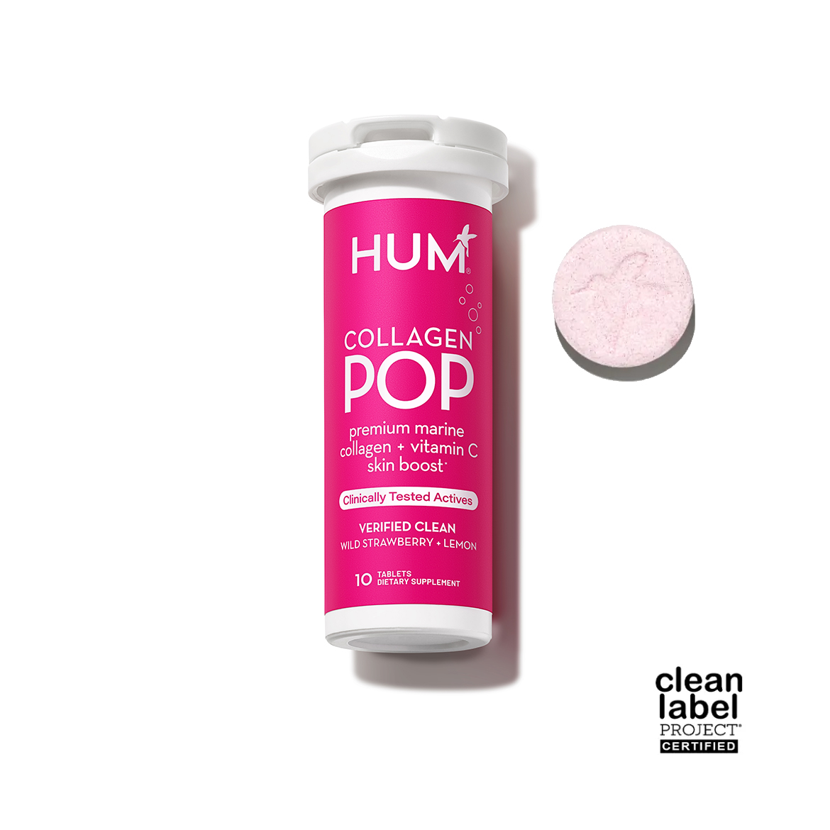 Collagen Pop | Marine Collagen Drink for Skin - HUM Nutrition