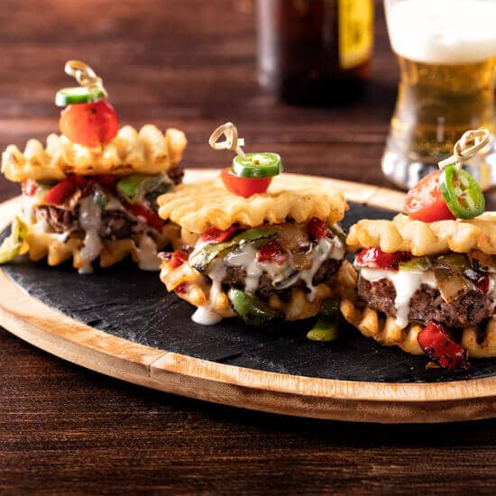 Green Chile Cheese Slider | Simplot Foods