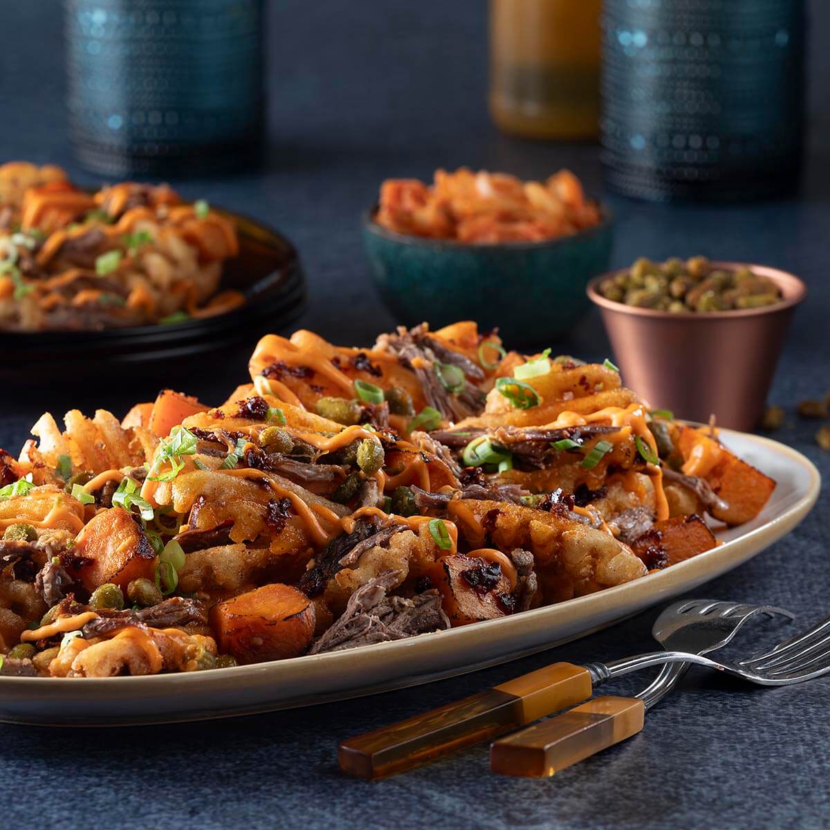 Maple City® Korean Loaded Fries | Simplot Foods