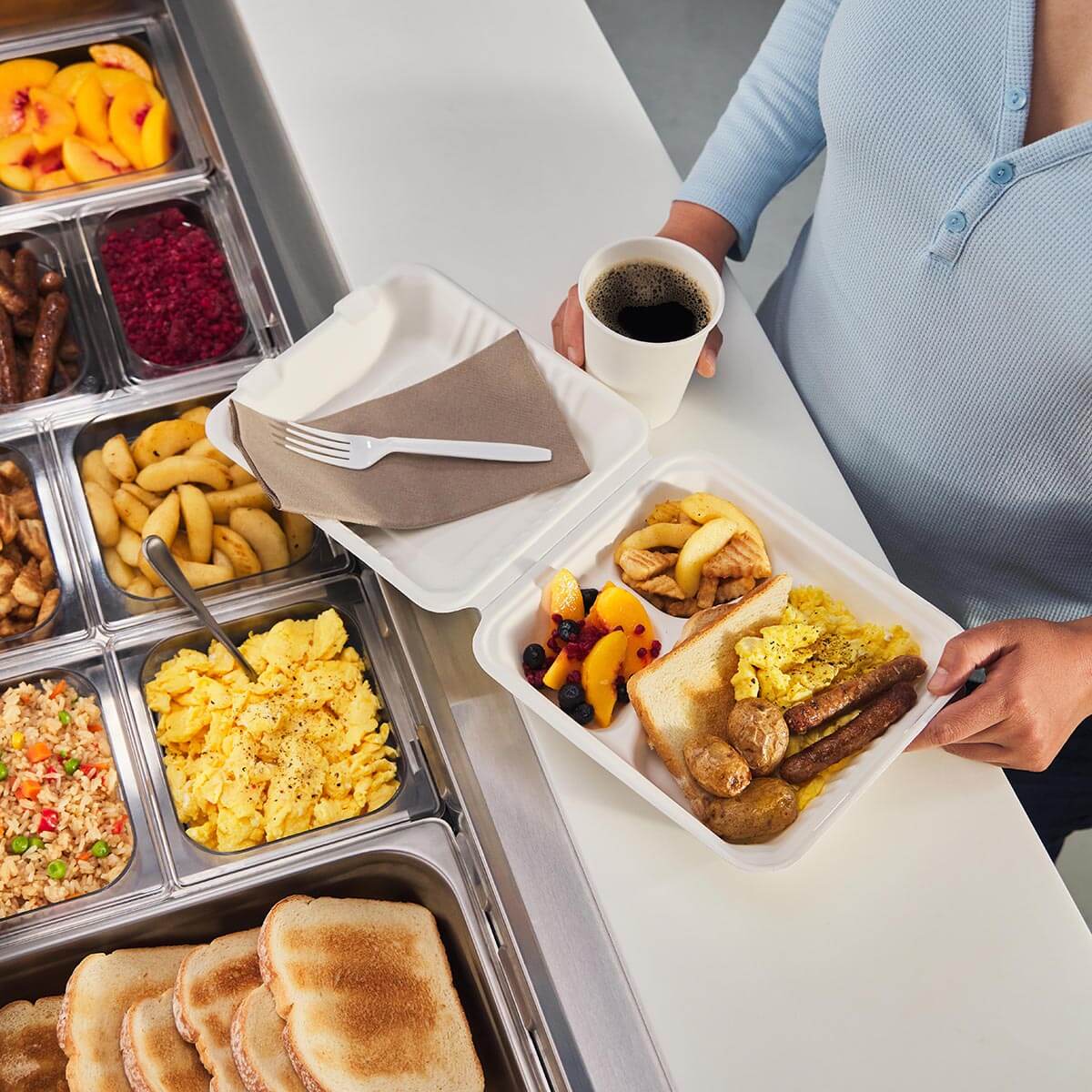 Food Station: World Flavors Breakfast for College & University ...