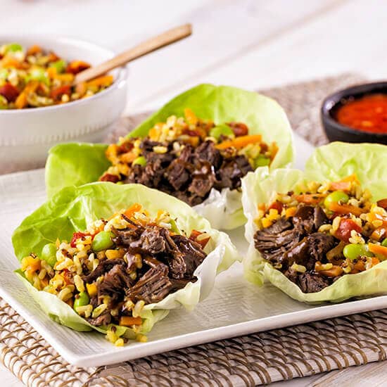 Short Rib Lettuce Wraps | Simplot Foods